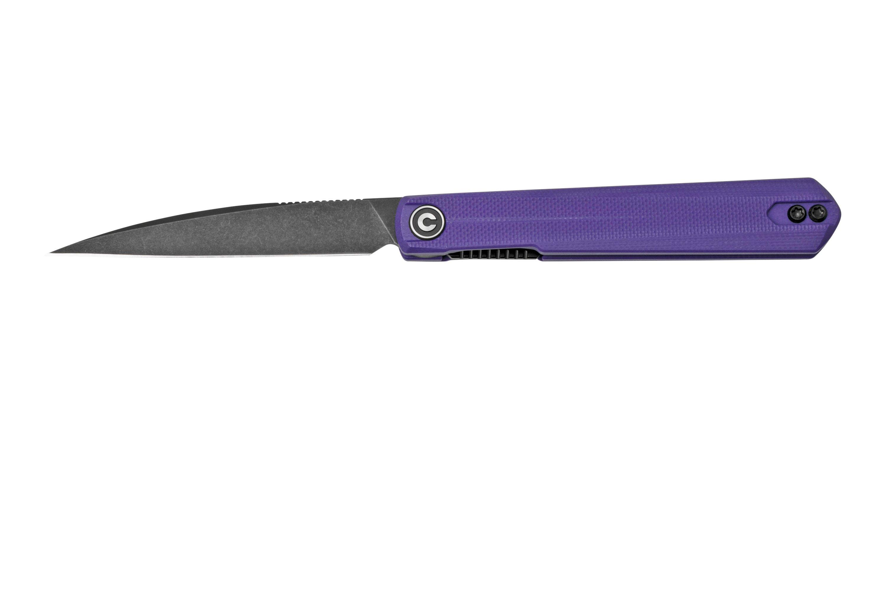 Civivi Clavi C21019-2 Purple G10 pocket knife, Ostap Hel design ...