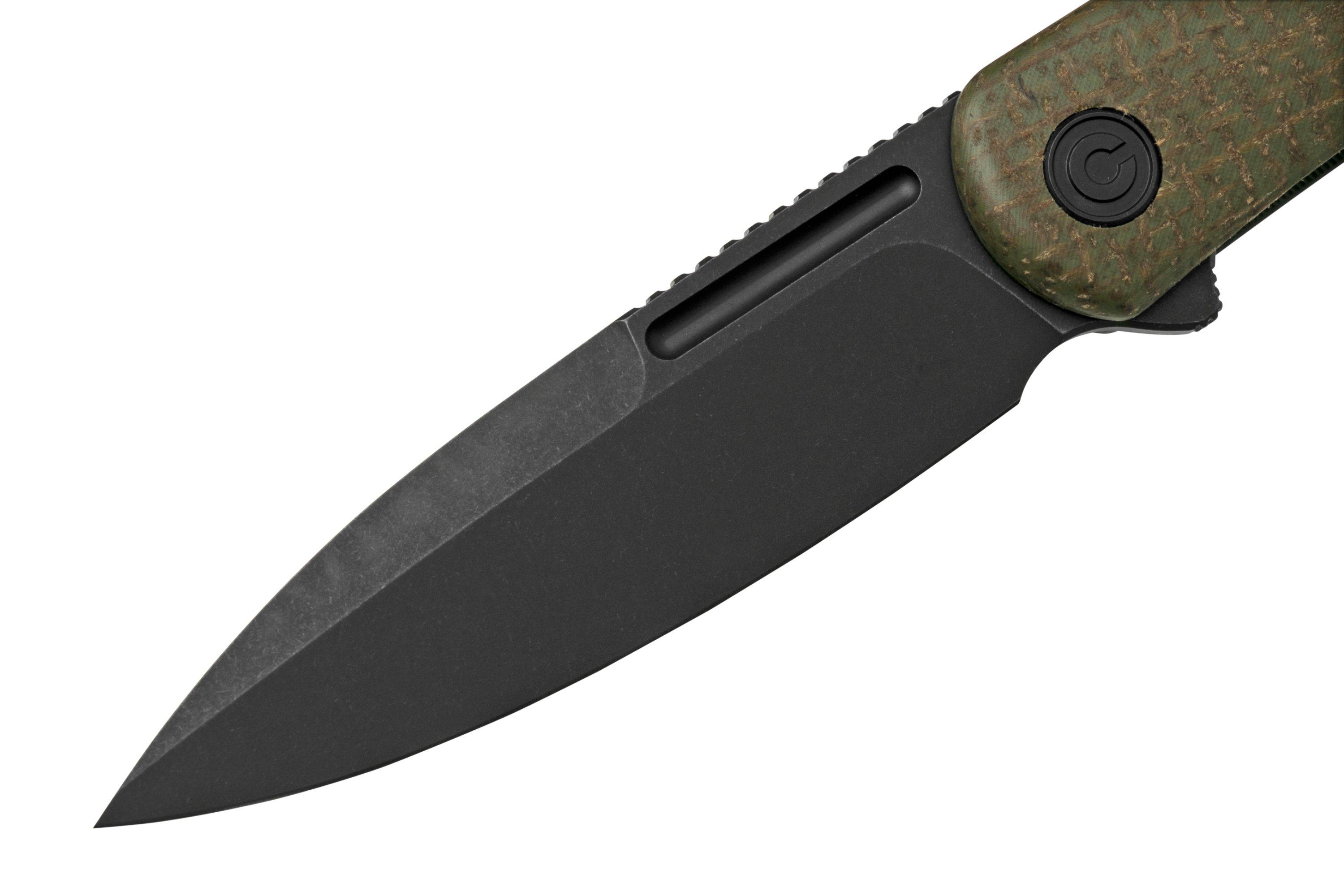 Civivi Cetos C21025B-3 Green Micarta Coarse, pocket knife ...