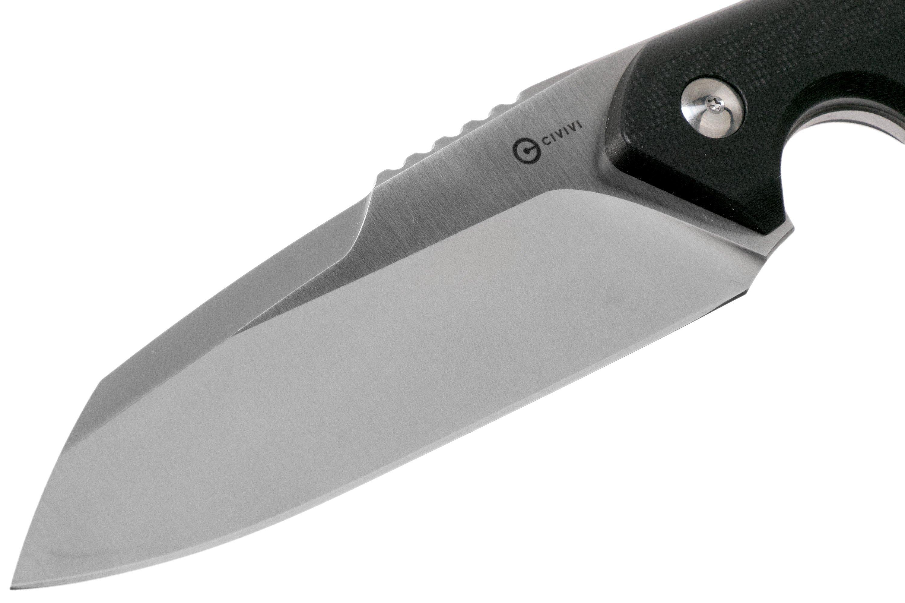 Civivi Kepler C2109C Black G10 outdoor knife, Maciej Torbé design ...