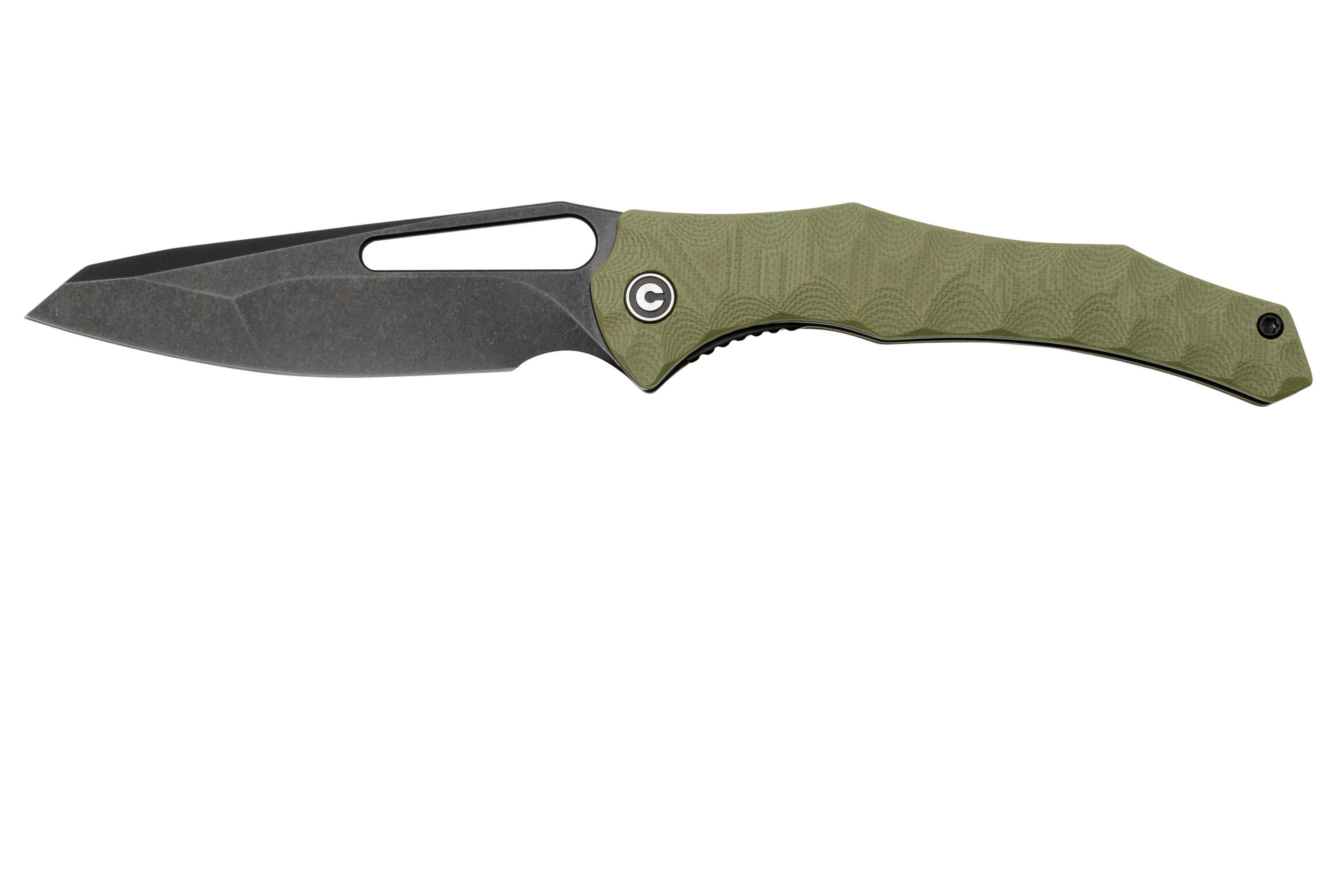 Civivi Spiny Dogfish, OD-Green G10 C22006-3 pocket knife, Gavko design ...
