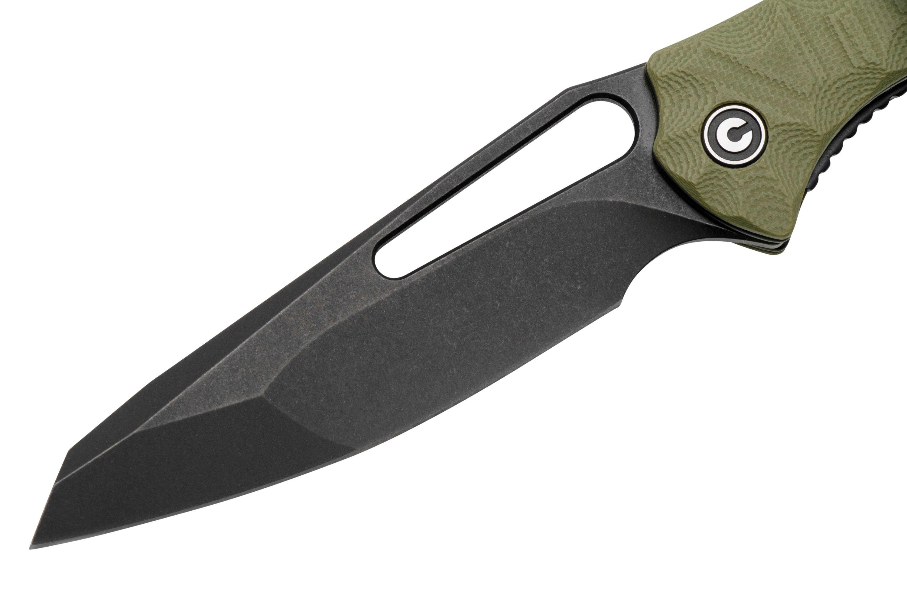 Civivi Spiny Dogfish, OD-Green G10 C22006-3 pocket knife, Gavko design ...
