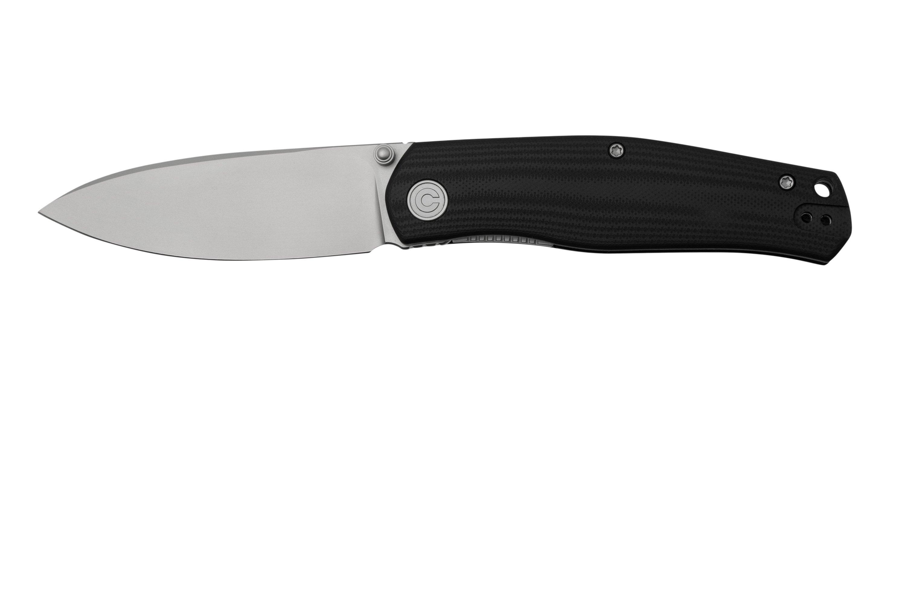 Civivi Sokoke C22007-1, Black G10 handle, 14C28N pocket knife, Ray ...