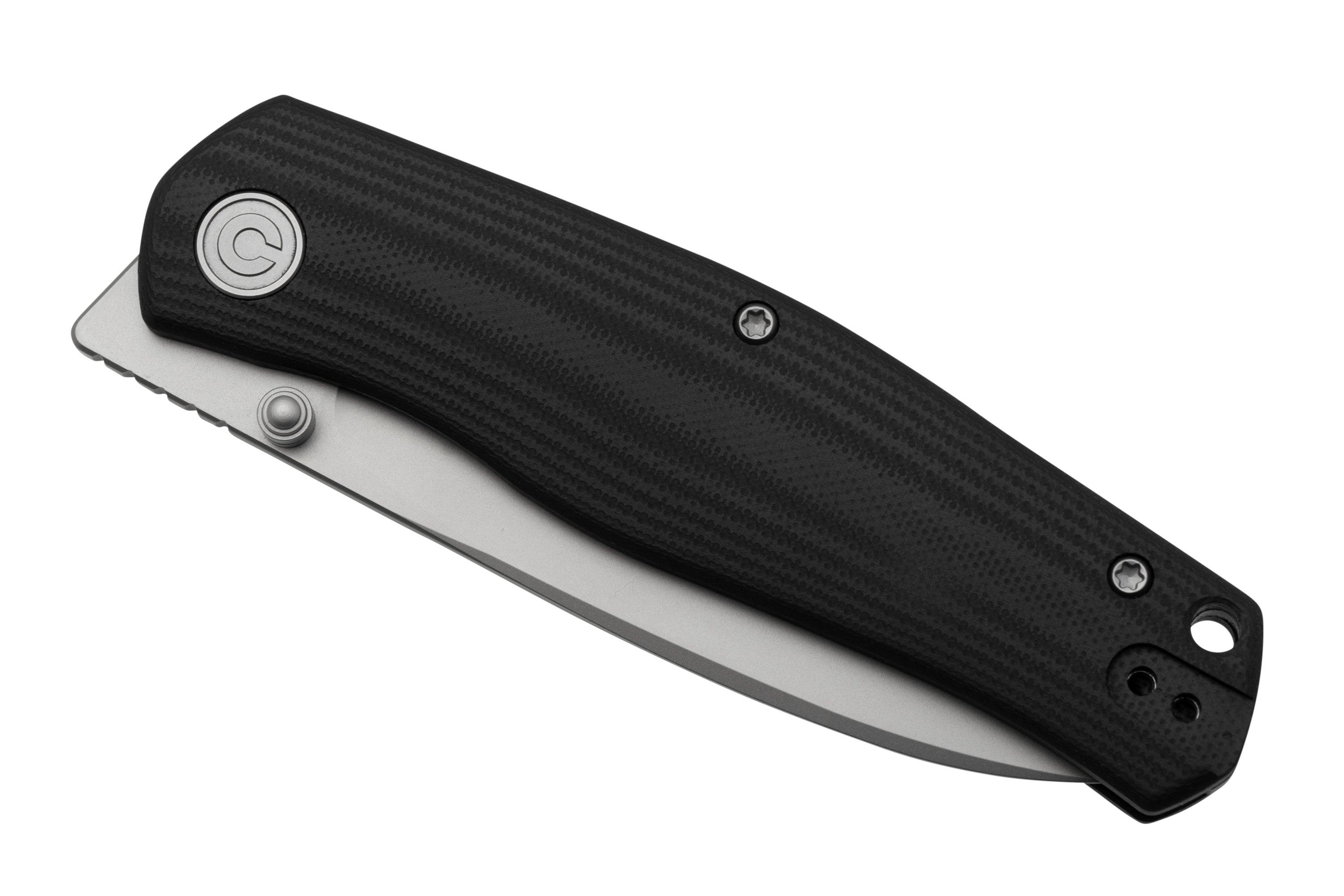 Civivi Sokoke C22007-1, Black G10 handle, 14C28N pocket knife, Ray ...