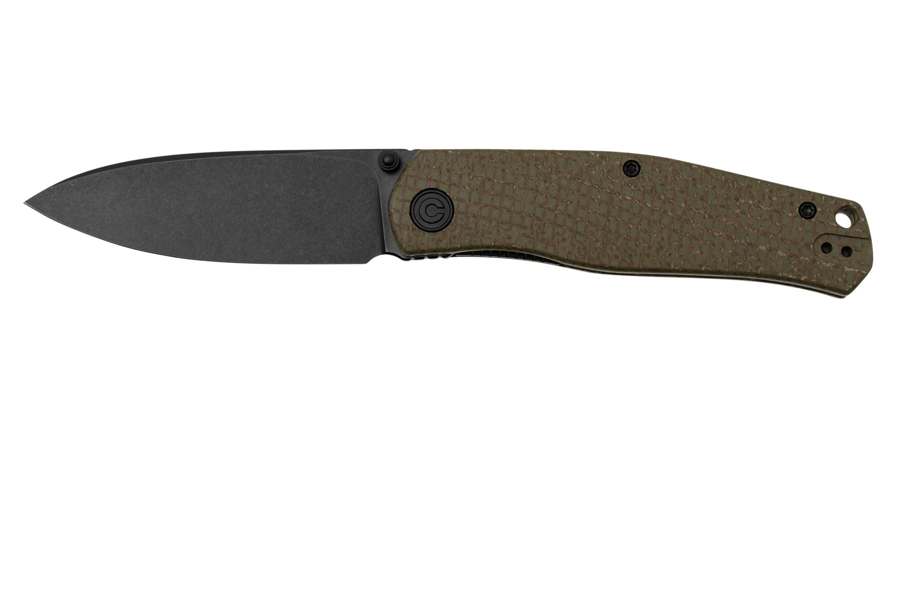 Civivi Sokoke C22007-2, Green Micarta, 14C28N pocket knife, Ray ...