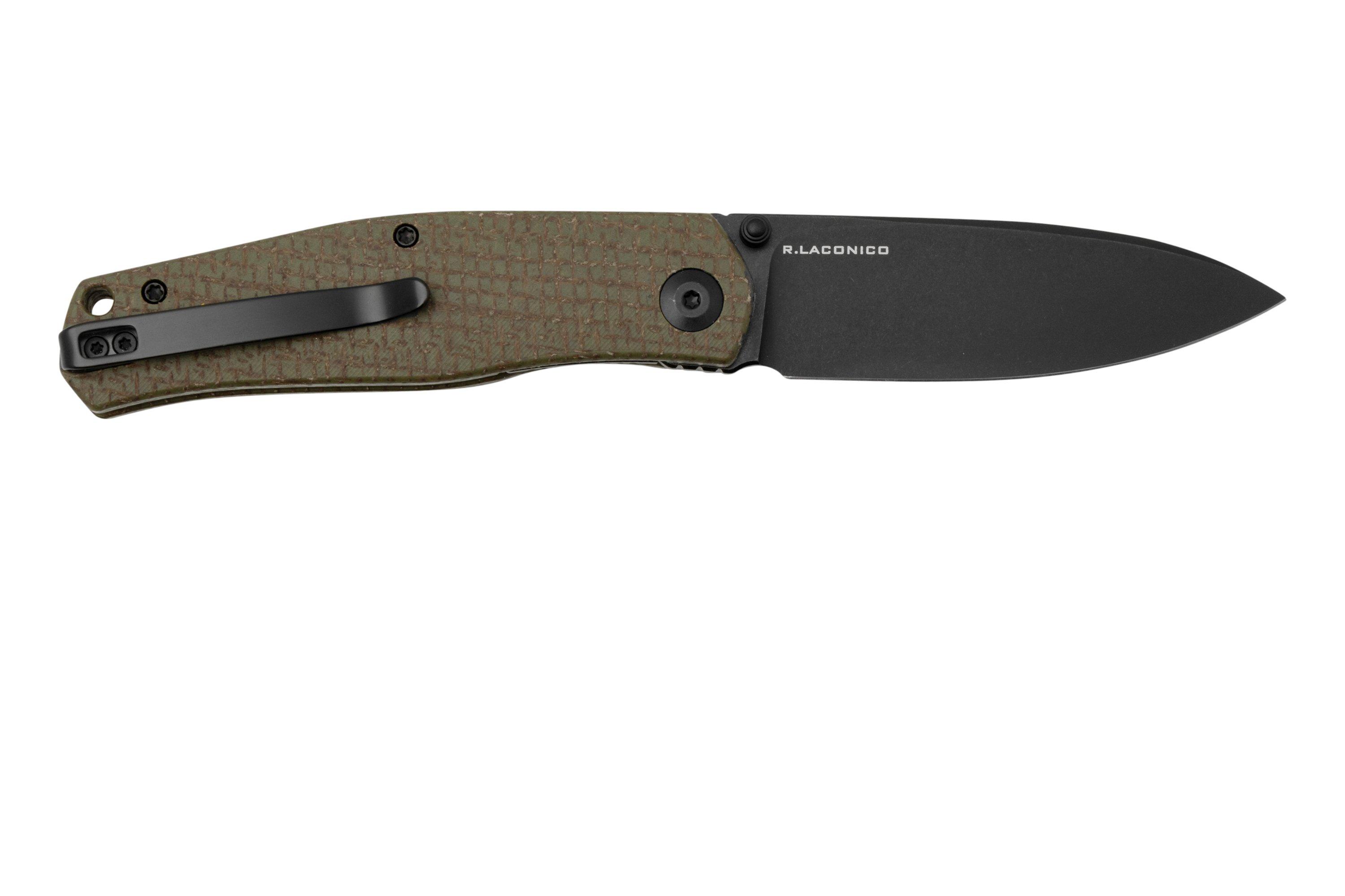 Civivi Sokoke C22007-2, Green Micarta, 14C28N pocket knife, Ray ...
