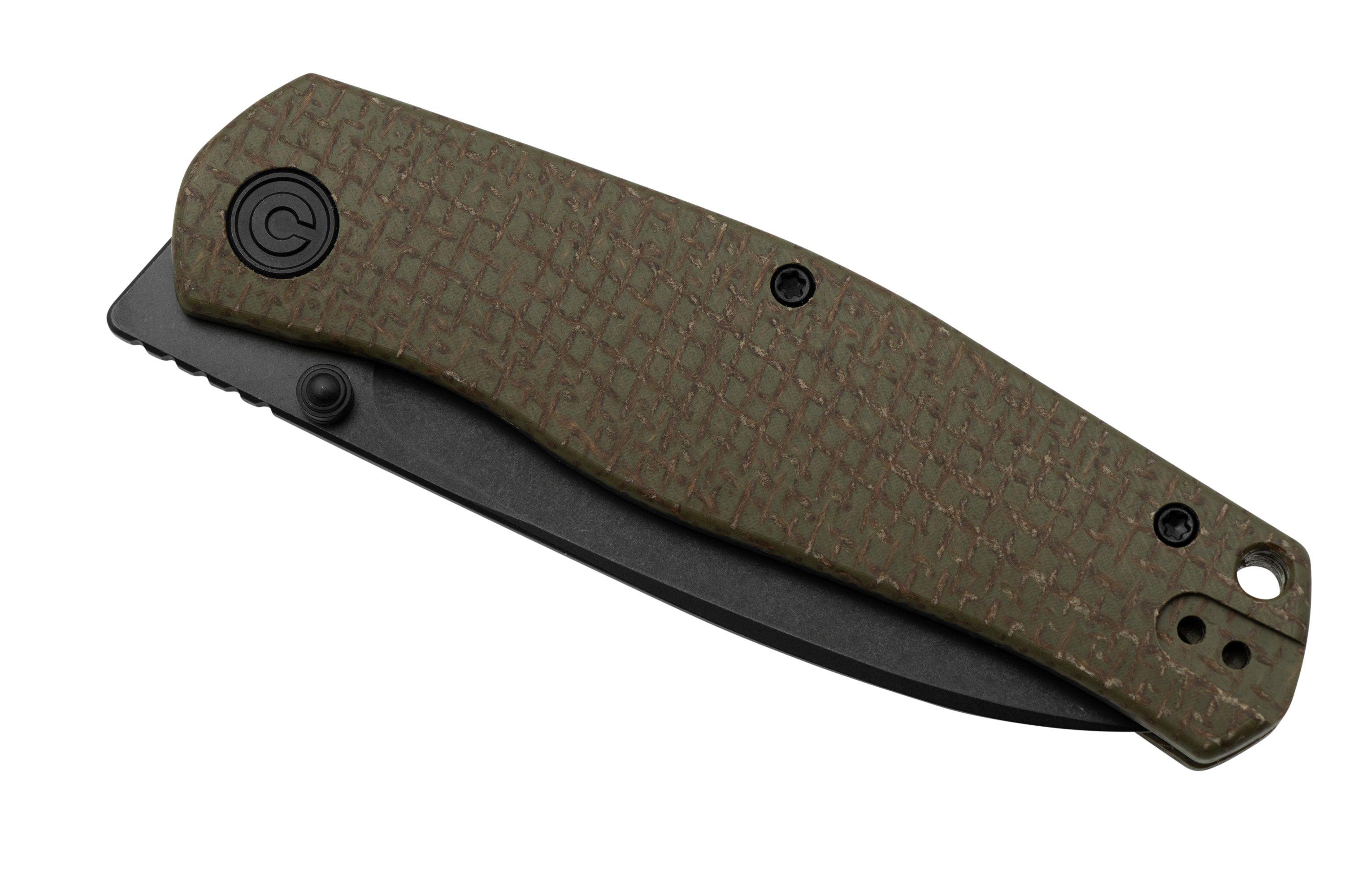 Civivi Sokoke C22007-2, Green Micarta, 14C28N pocket knife, Ray ...