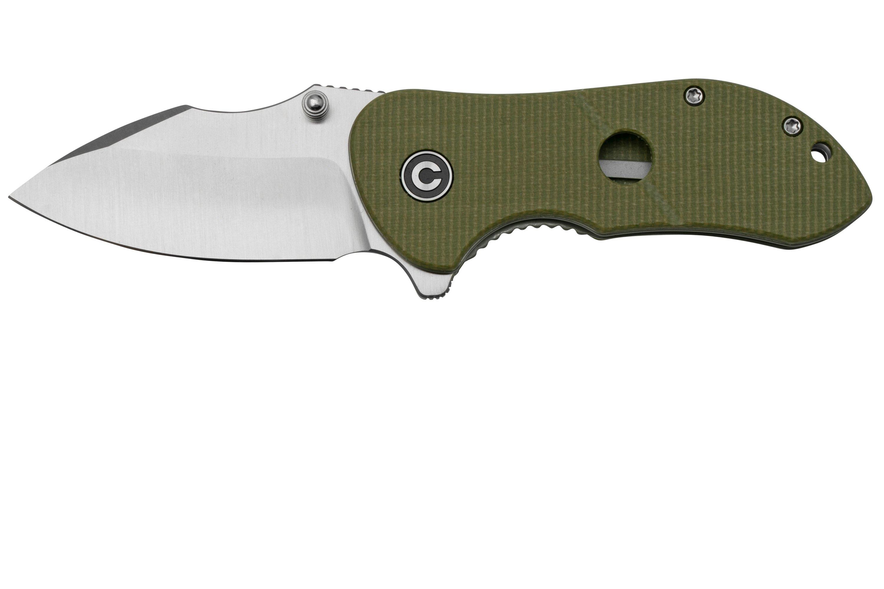 Civivi Gordo C22018C-2 OD Green Micarta, D2 Satin pocket knife, Peter ...