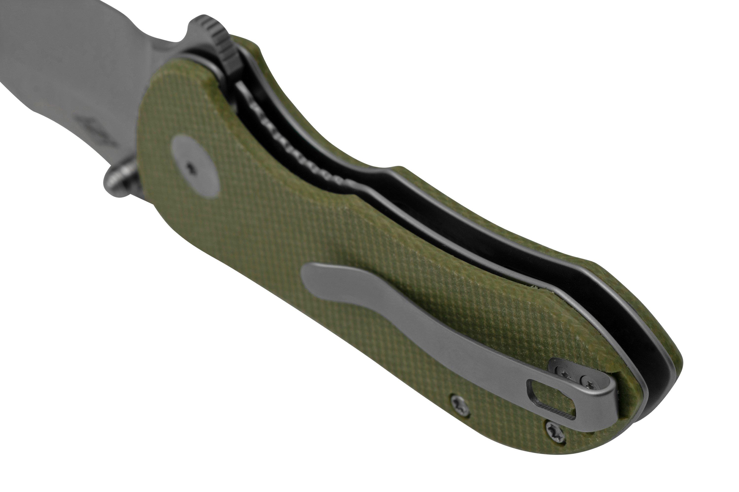 Civivi Gordo C22018C-2 OD Green Micarta, D2 Satin pocket knife, Peter ...