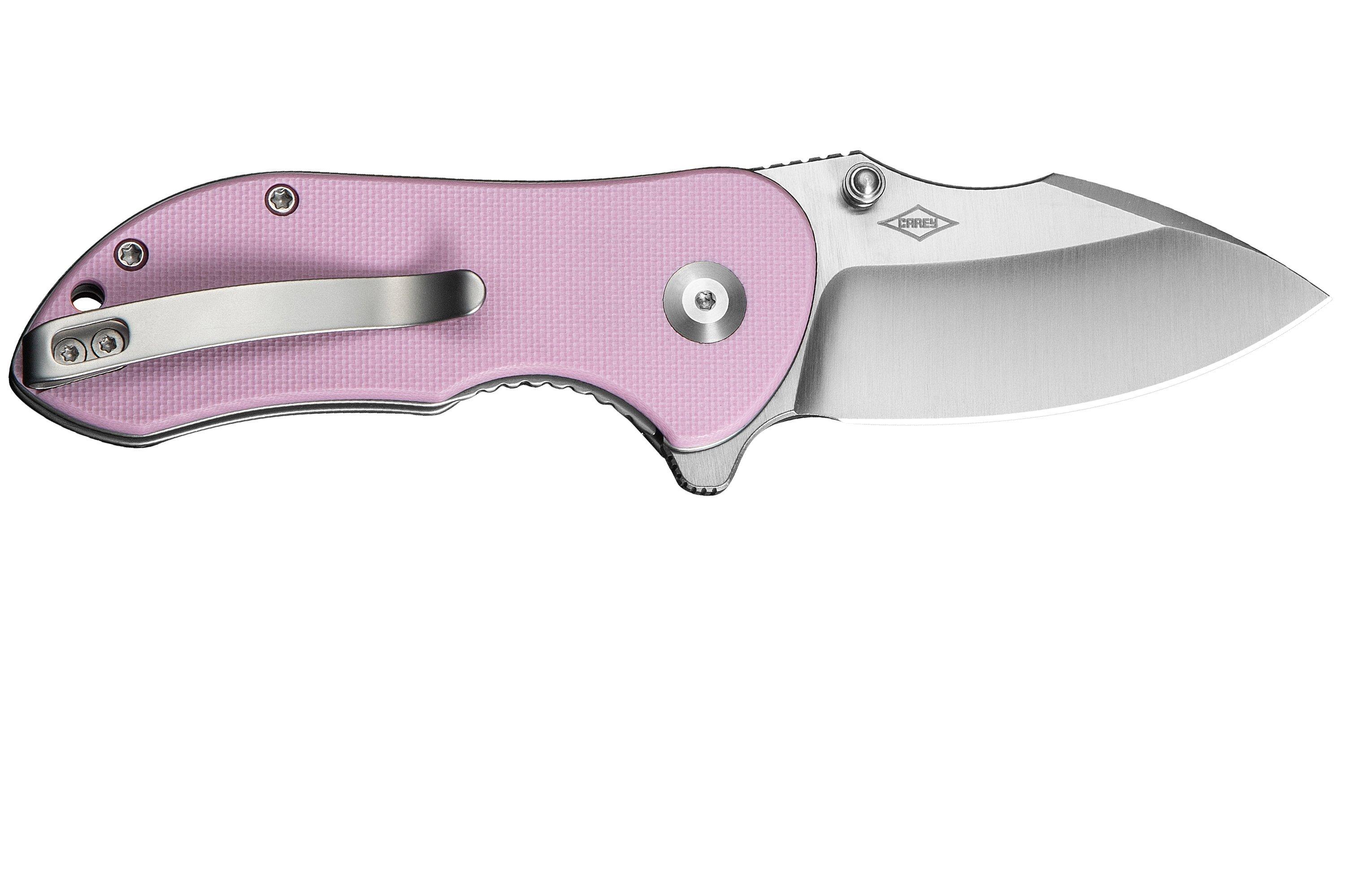Civivi Gordo C22018C-4, Satin D2, Pink G10, pocket knife, Peter Carey ...