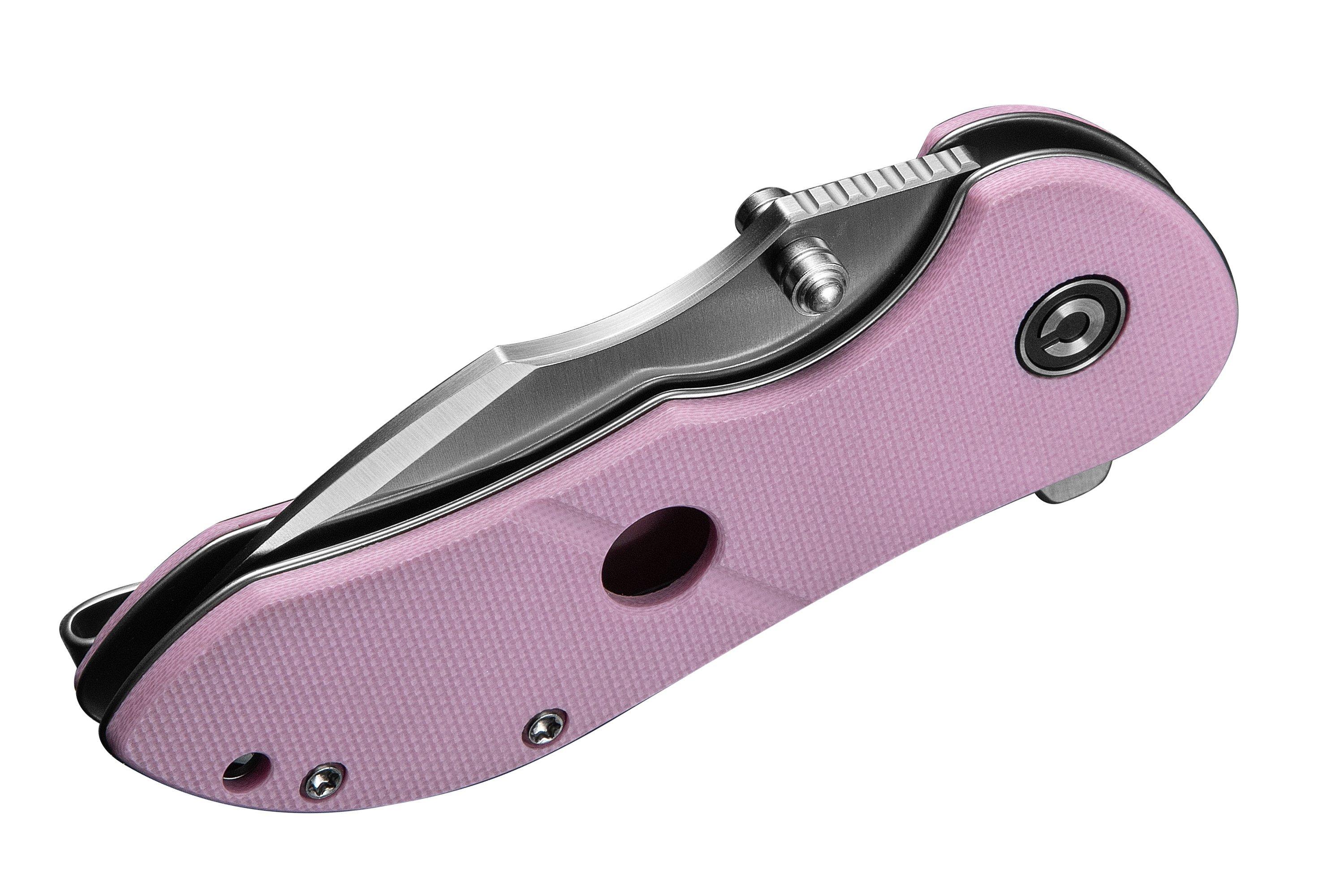 Civivi Gordo C22018C-4, Satin D2, Pink G10, pocket knife, Peter Carey ...