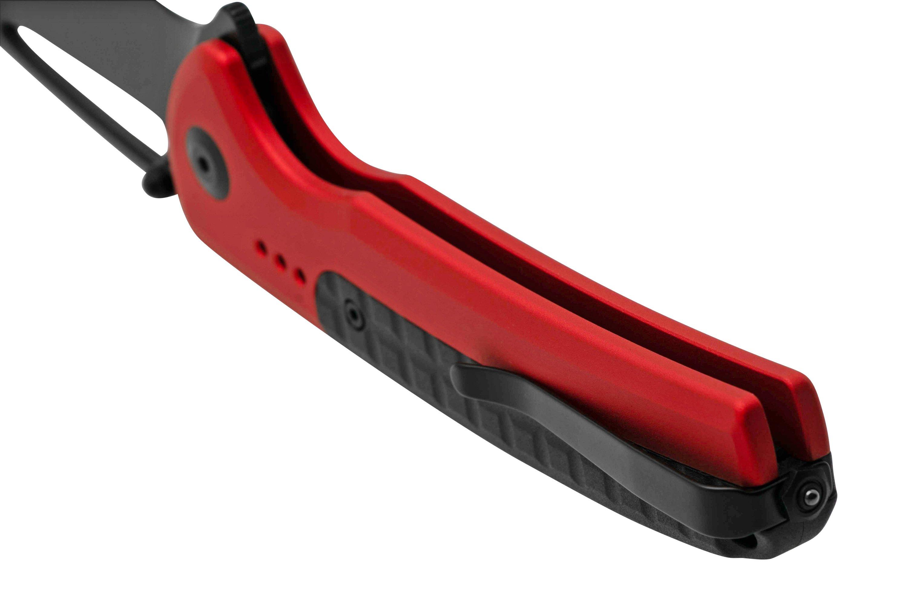 Civivi Sentinel Strike C22025B-1 Red Aluminium, Black FRN, pocket knife ...