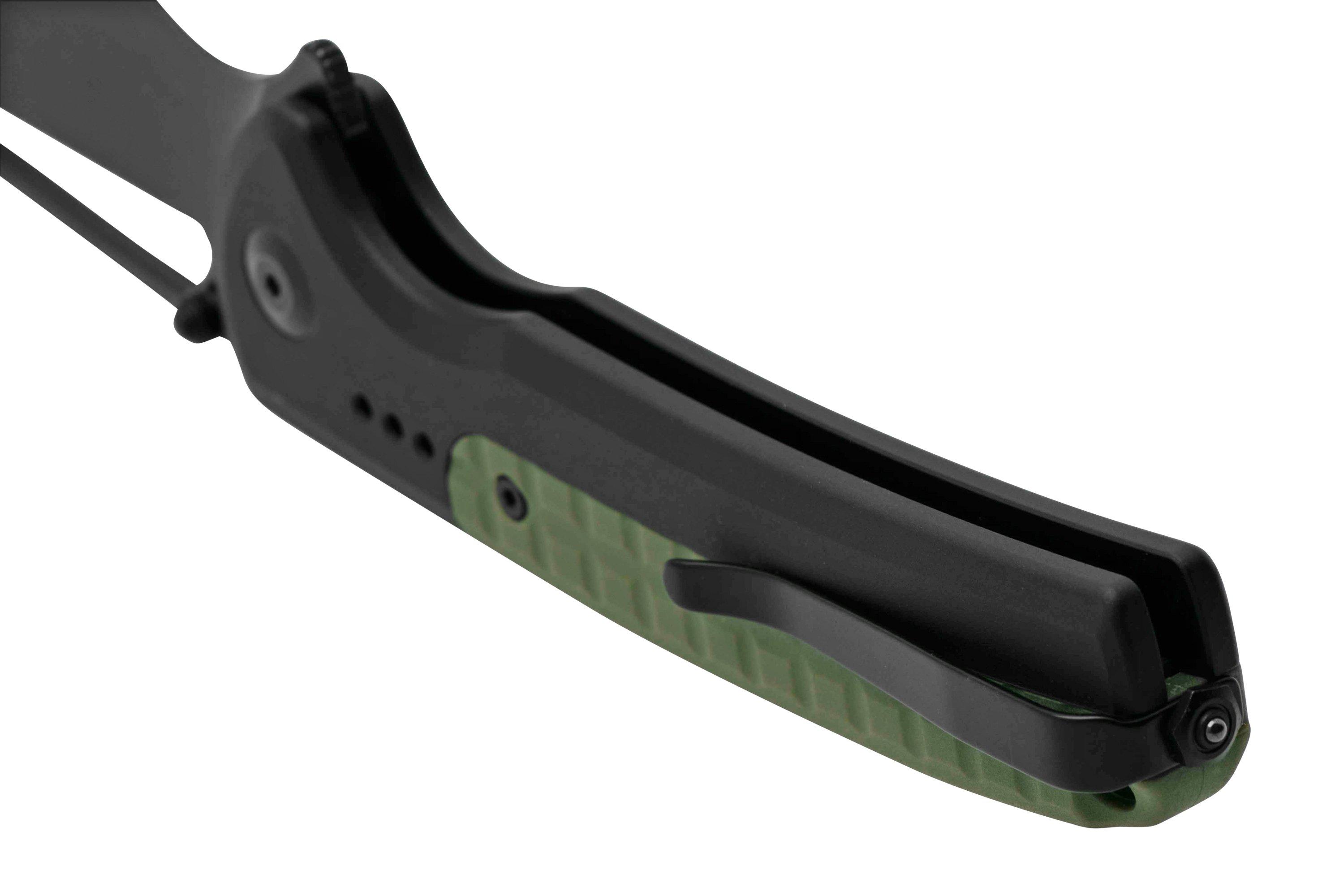 Civivi Sentinel Strike C22025B-3 Black Aluminium, OD Green FRN, pocket ...
