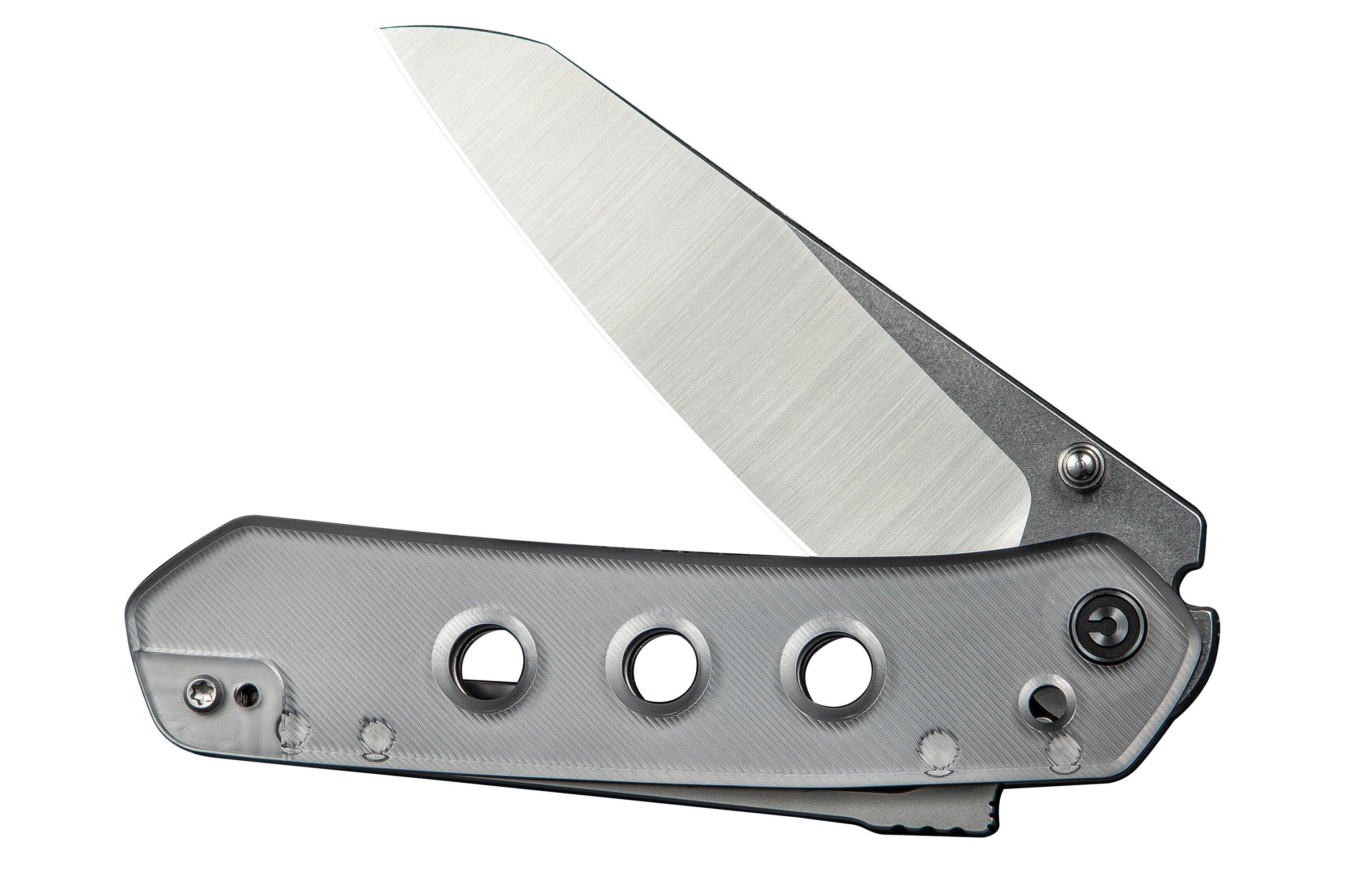 Civivi Vision FG C22036-7 Satin Nitro-V, Stonewashed Flat, Polished ...