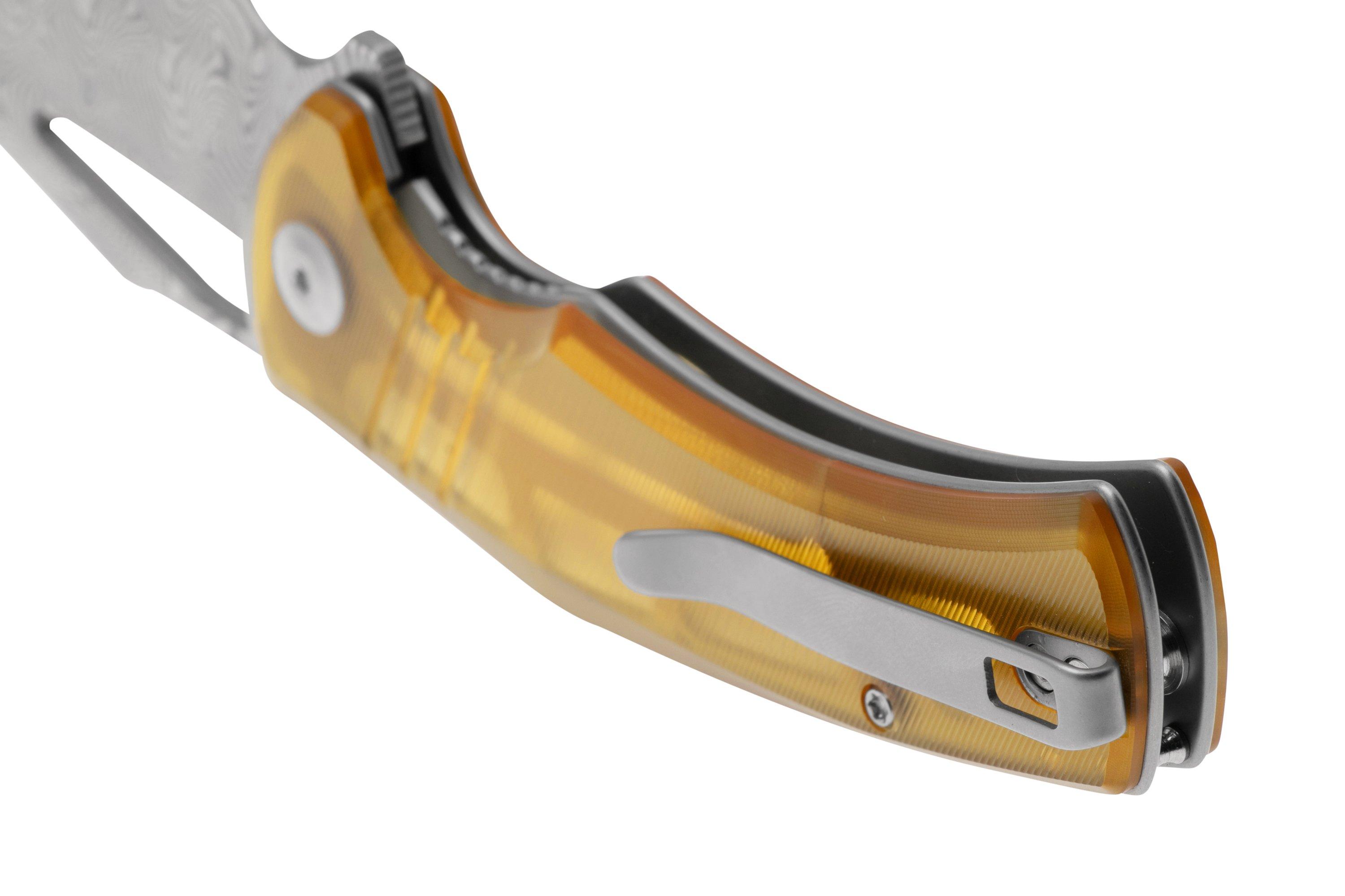 Civivi BullTusk C23017-DS1 Damascus, Polished Ultem, pocket knife ...