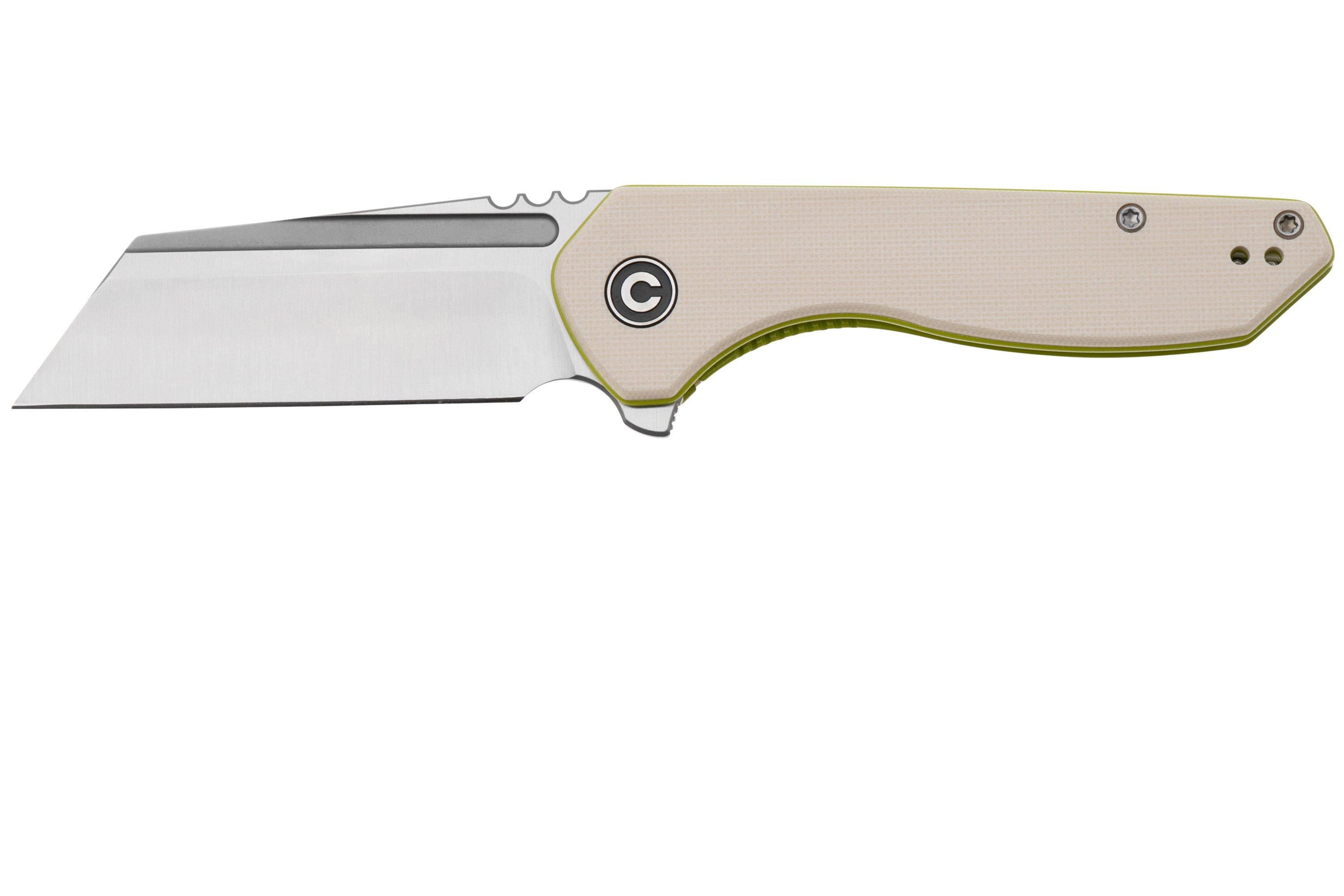 Civivi ExOne C23036-2 Satin Nitro-V, Ivory G10 pocket knife, Brian ...