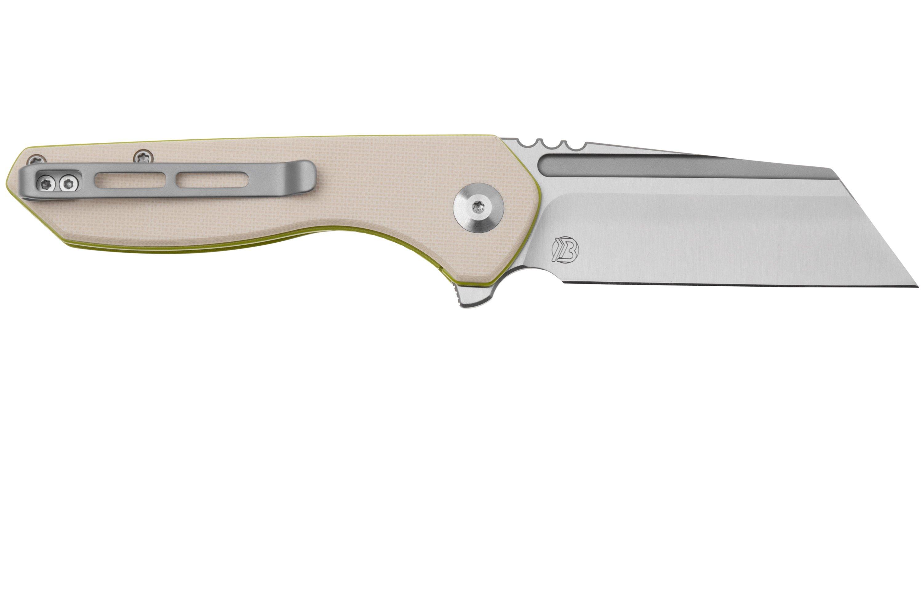 Civivi ExOne C23036-2 Satin Nitro-V, Ivory G10 pocket knife, Brian ...
