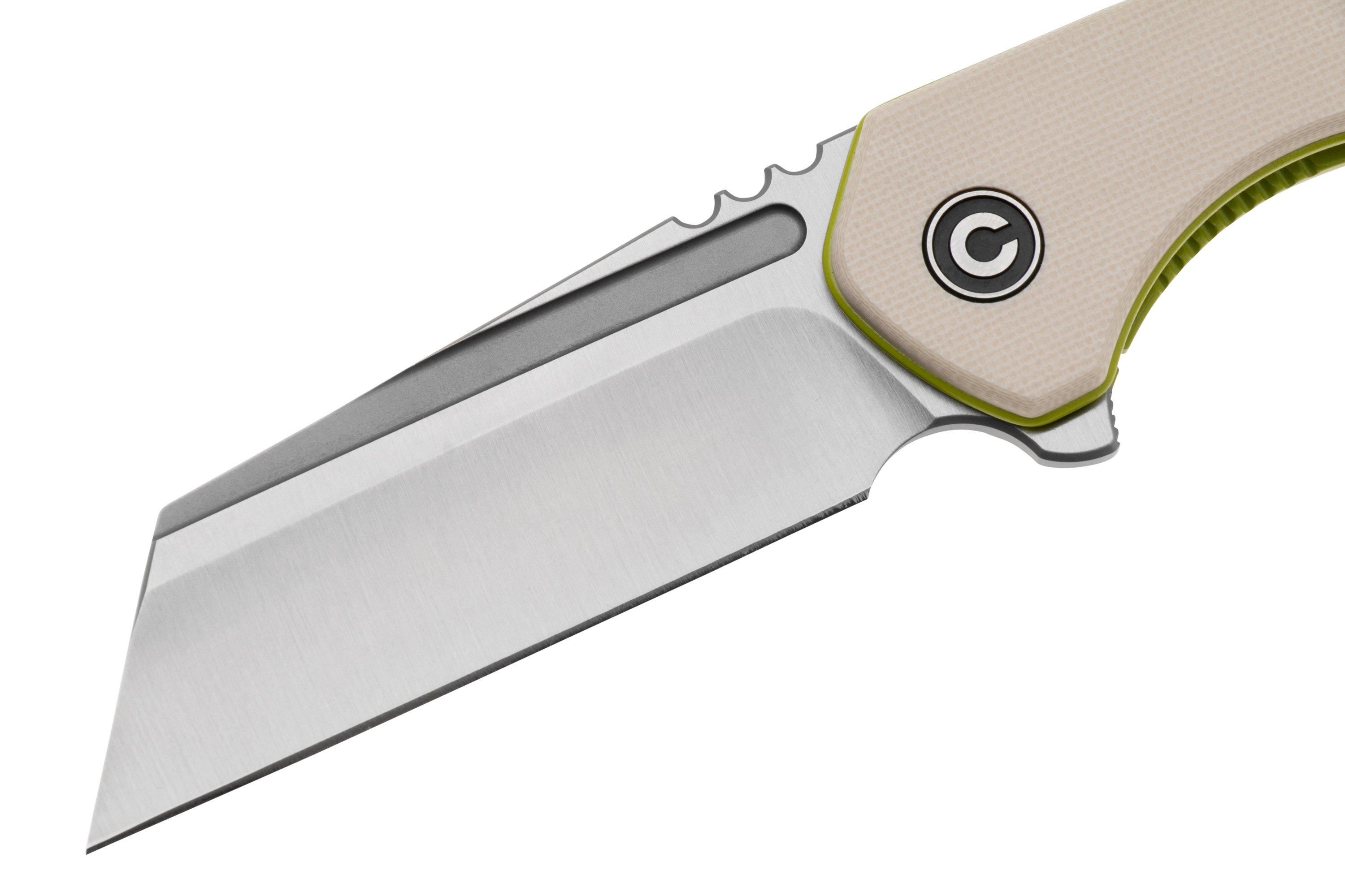 Civivi ExOne C23036-2 Satin Nitro-V, Ivory G10 pocket knife, Brian ...