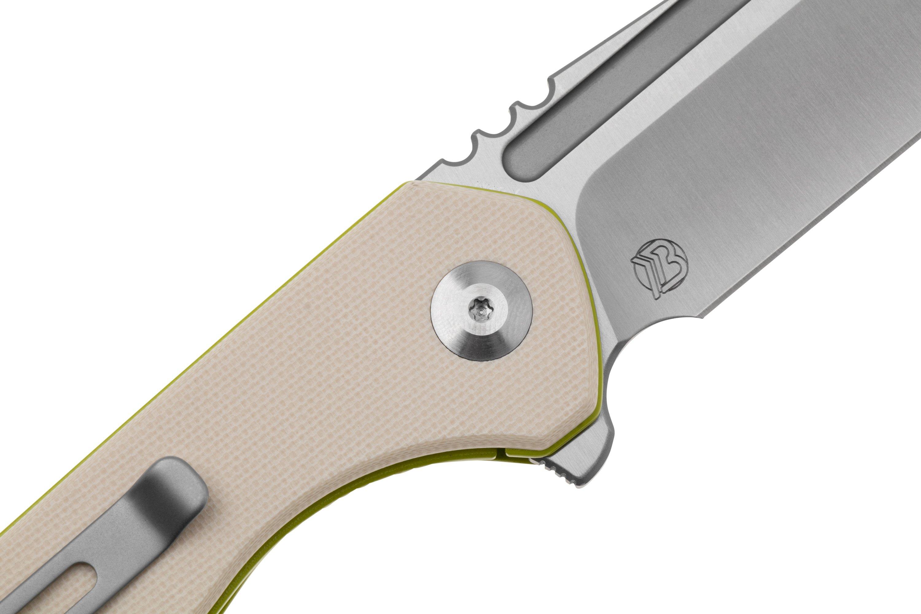 Civivi ExOne C23036-2 Satin Nitro-V, Ivory G10 pocket knife, Brian ...