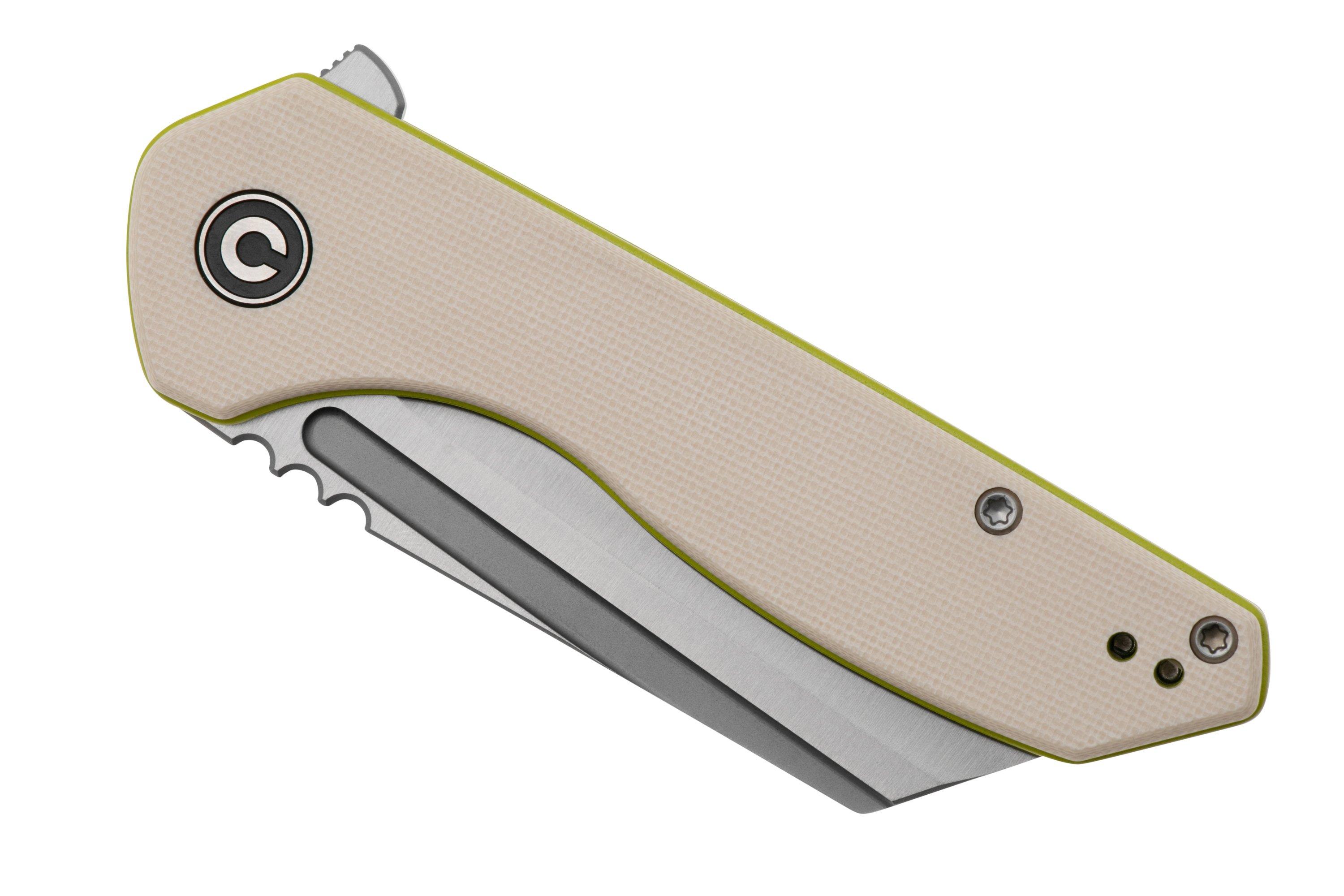 Civivi ExOne C23036-2 Satin Nitro-V, Ivory G10 pocket knife, Brian ...