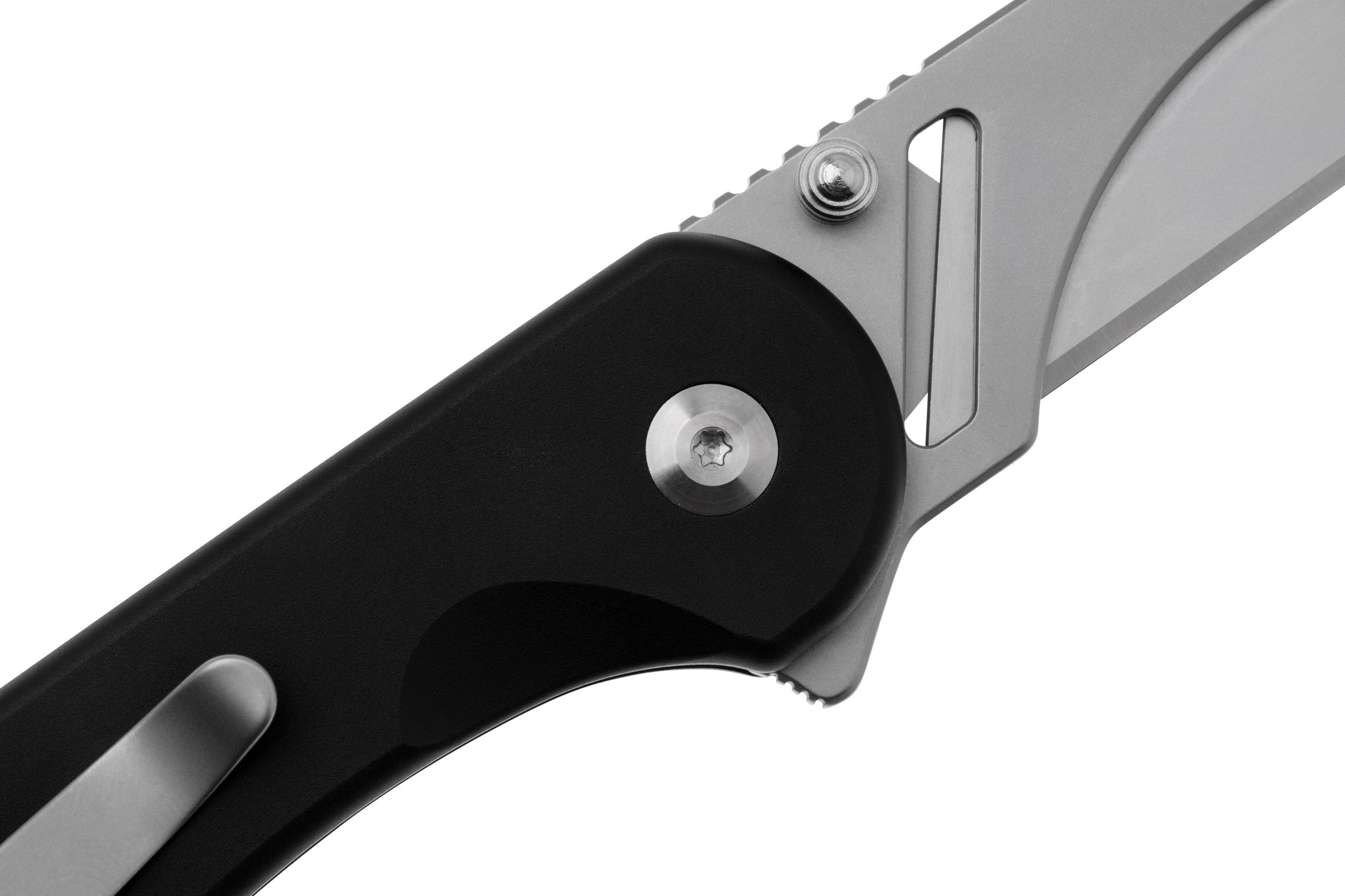 Civivi Elementum Utility C23039B-1 Black Aluminum, Stonewashed Blade ...
