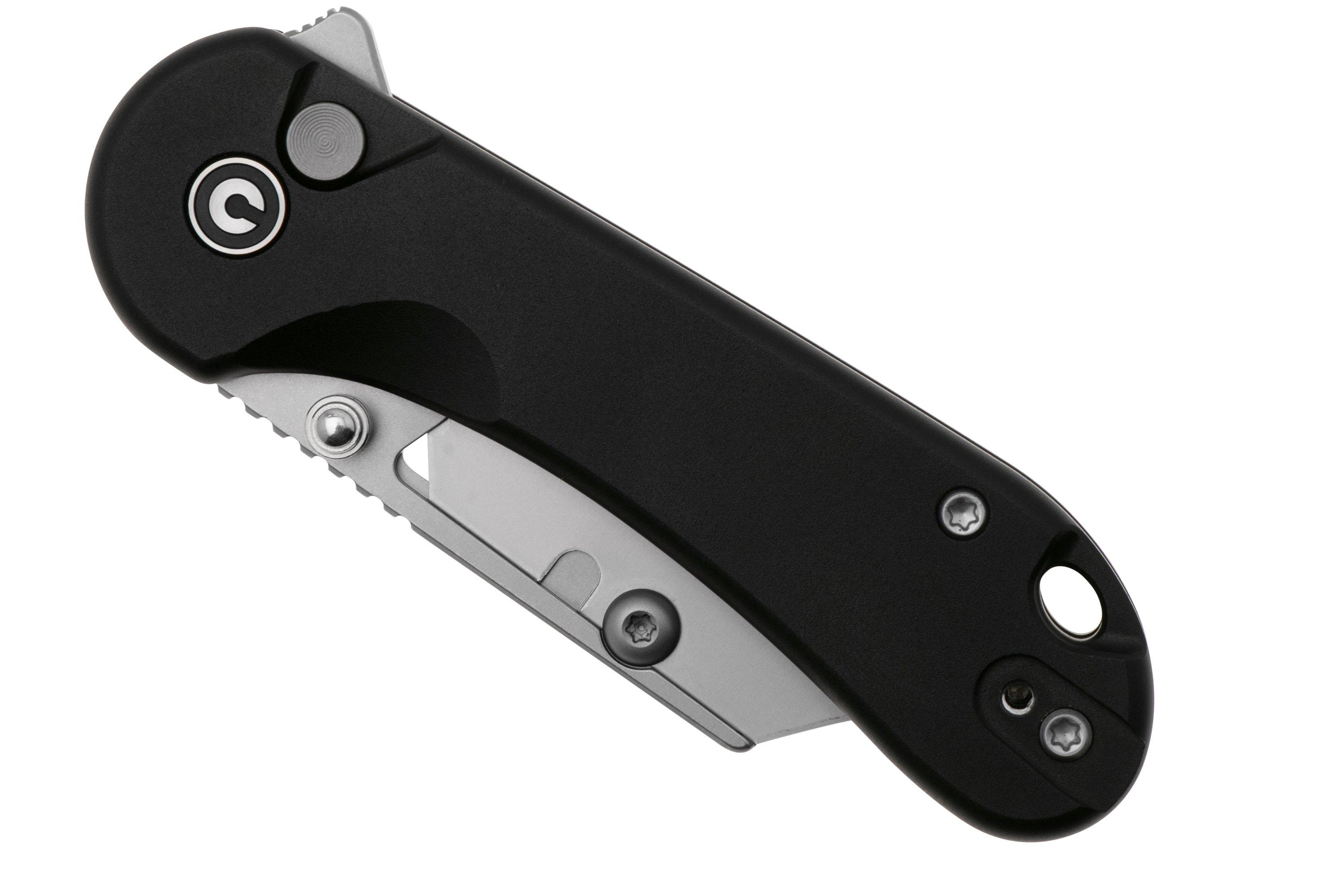 Civivi Elementum Utility C23039B-1 Black Aluminum, Stonewashed Blade ...