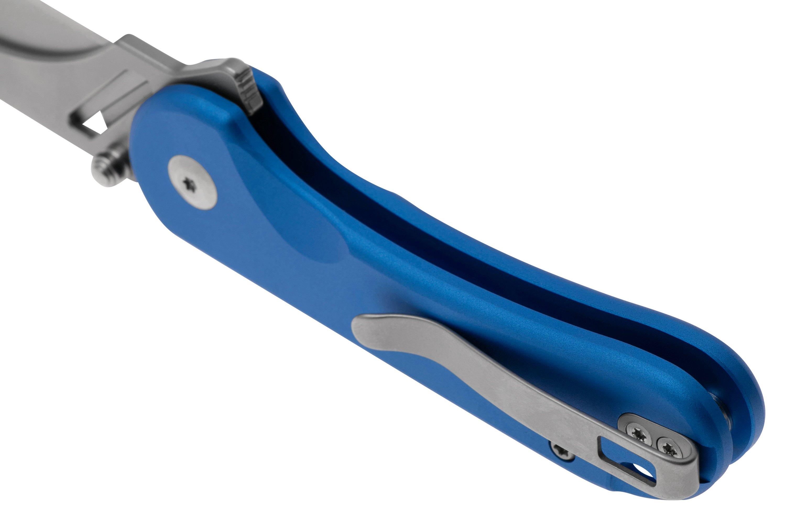 Civivi Elementum Utility C23039B-2 Blue Aluminum, Stonewashed Blade ...