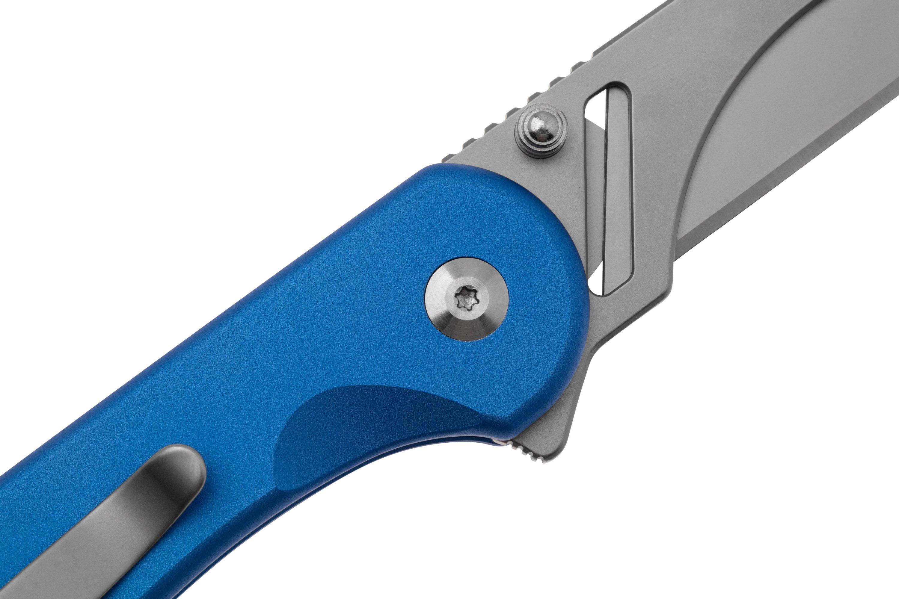 Civivi Elementum Utility C23039B-2 Blue Aluminum, Stonewashed Blade ...