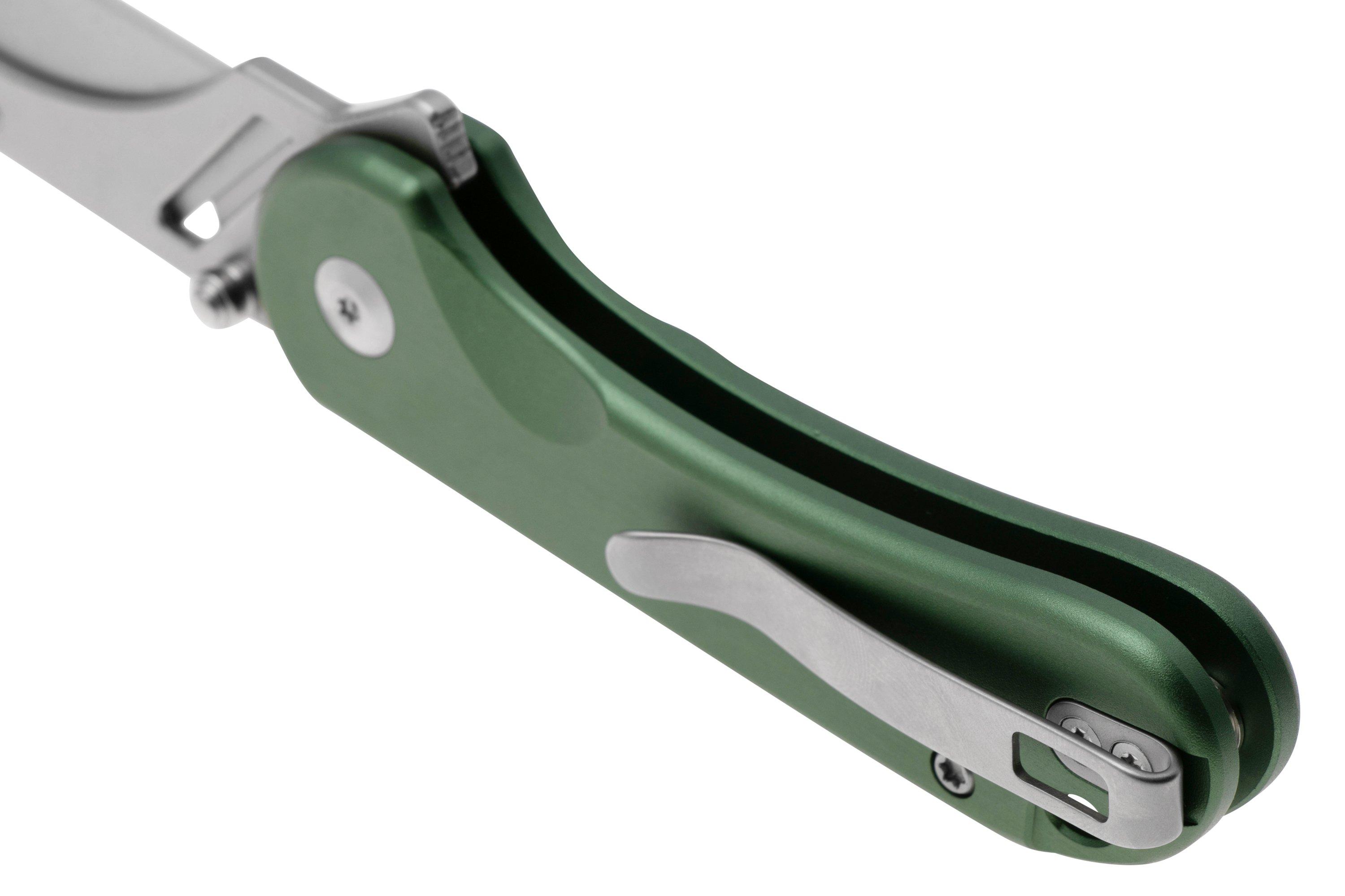 Civivi Elementum Utility C23039B-3 Green Aluminum, Stonewashed Blade ...
