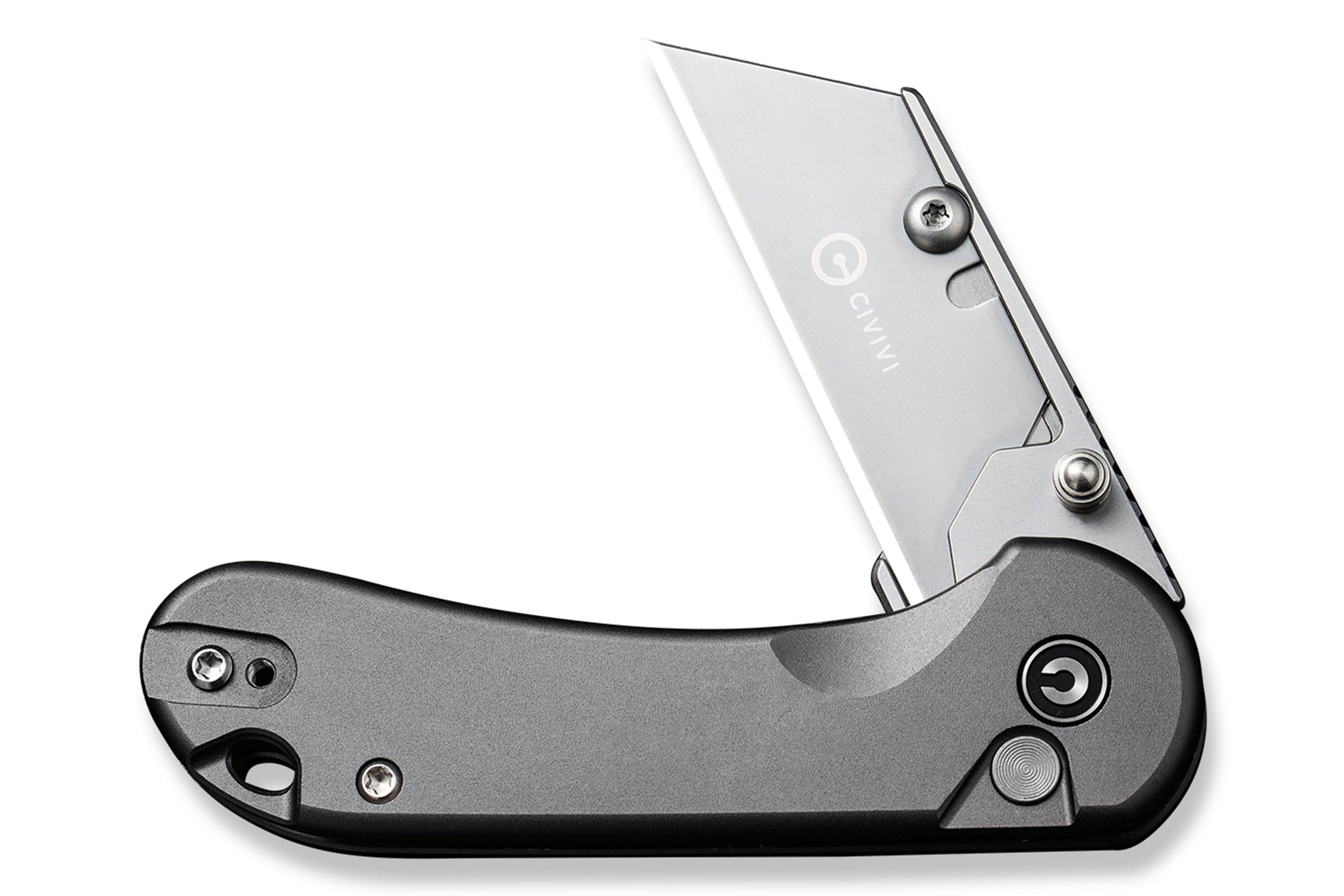 Civivi Elementum Utility C23039B-4 Gray Aluminum, Stonewashed Blade ...