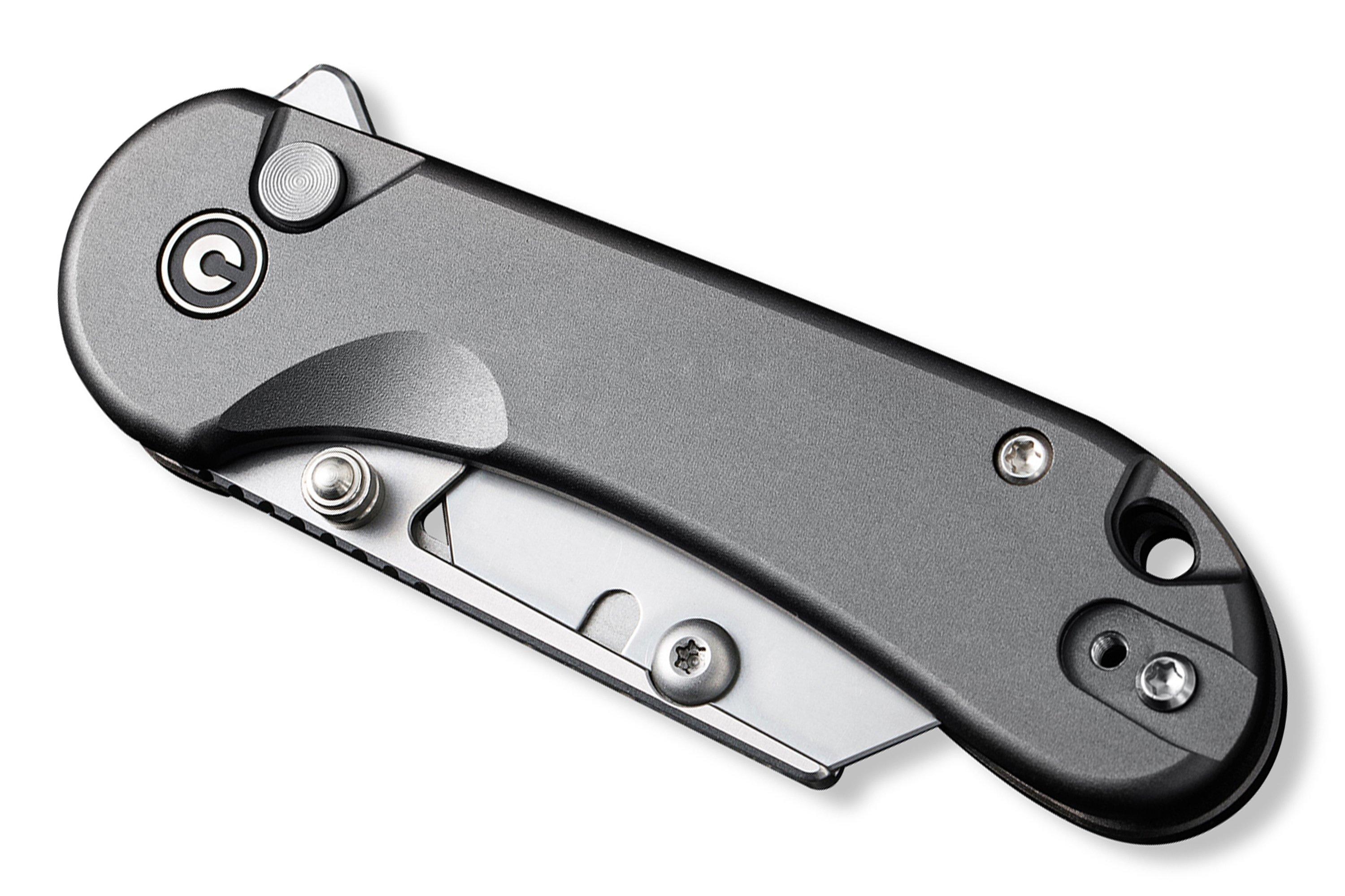 Civivi Elementum Utility C23039B-4 Gray Aluminum, Stonewashed Blade ...