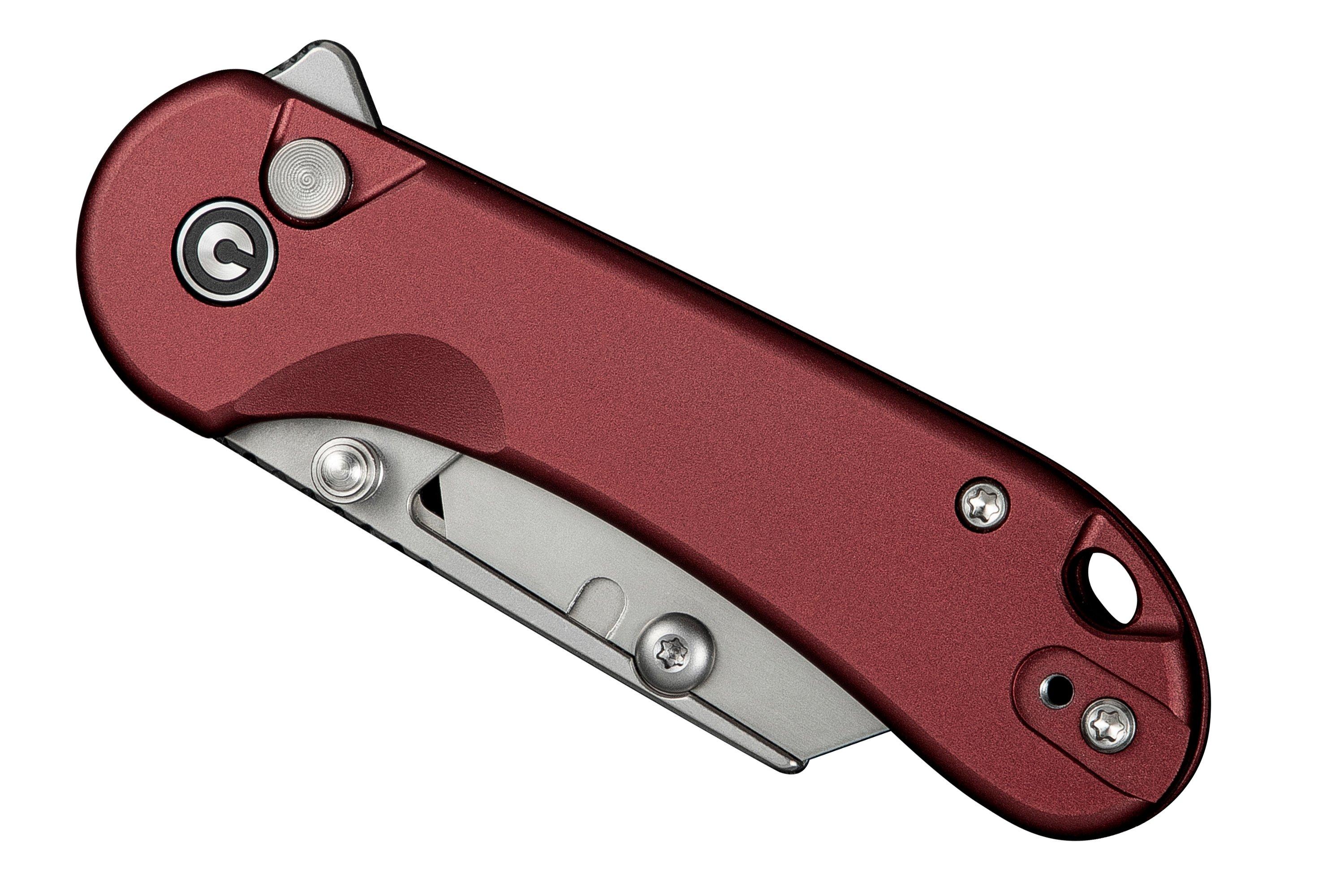 Civivi Elementum Utility C23039B-5 Burgundy Aluminium, Stonewashed ...