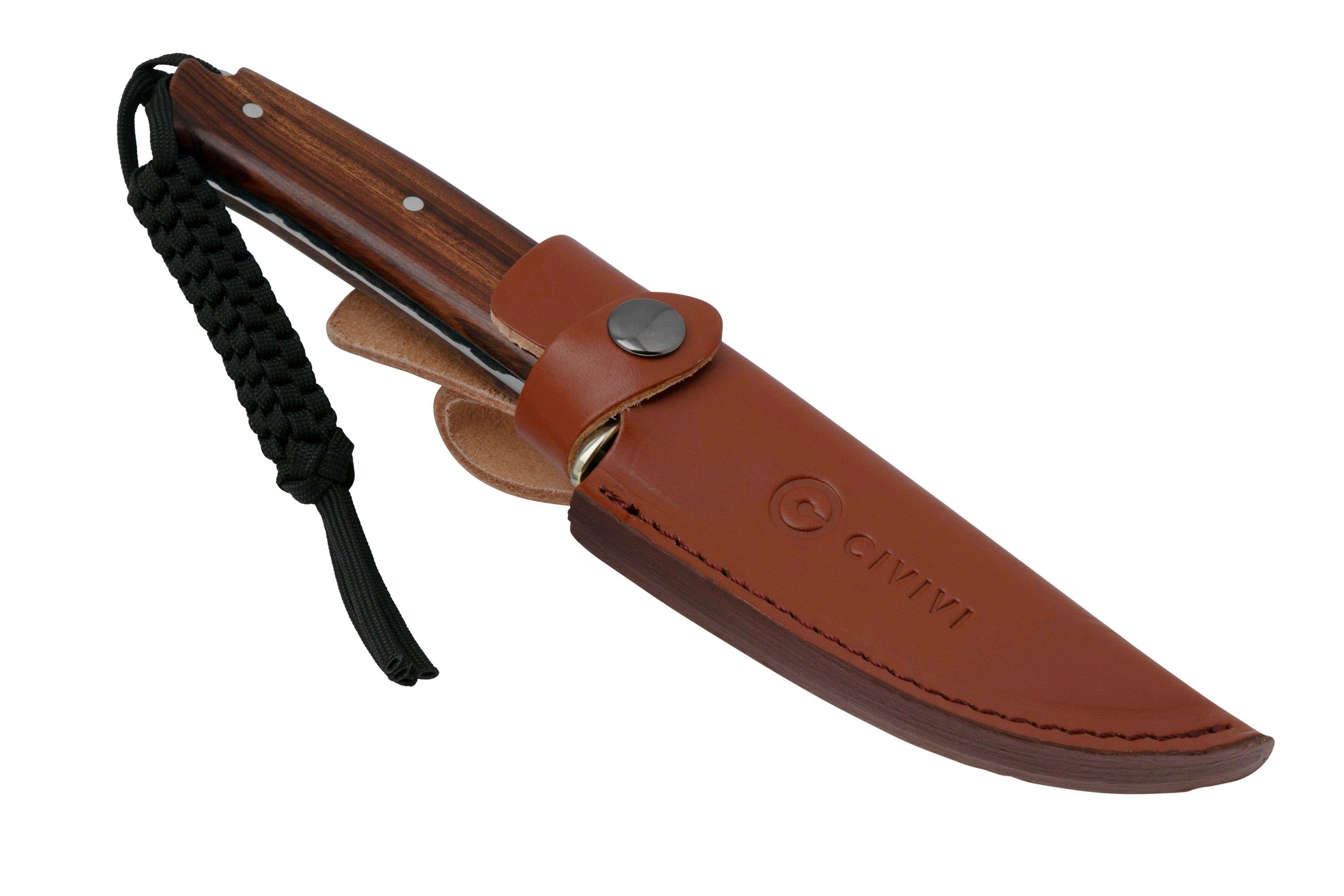 Civivi Cloud Peak C23044-3 Satin Nitro-V, Guibourtia Wood, Nickel ...