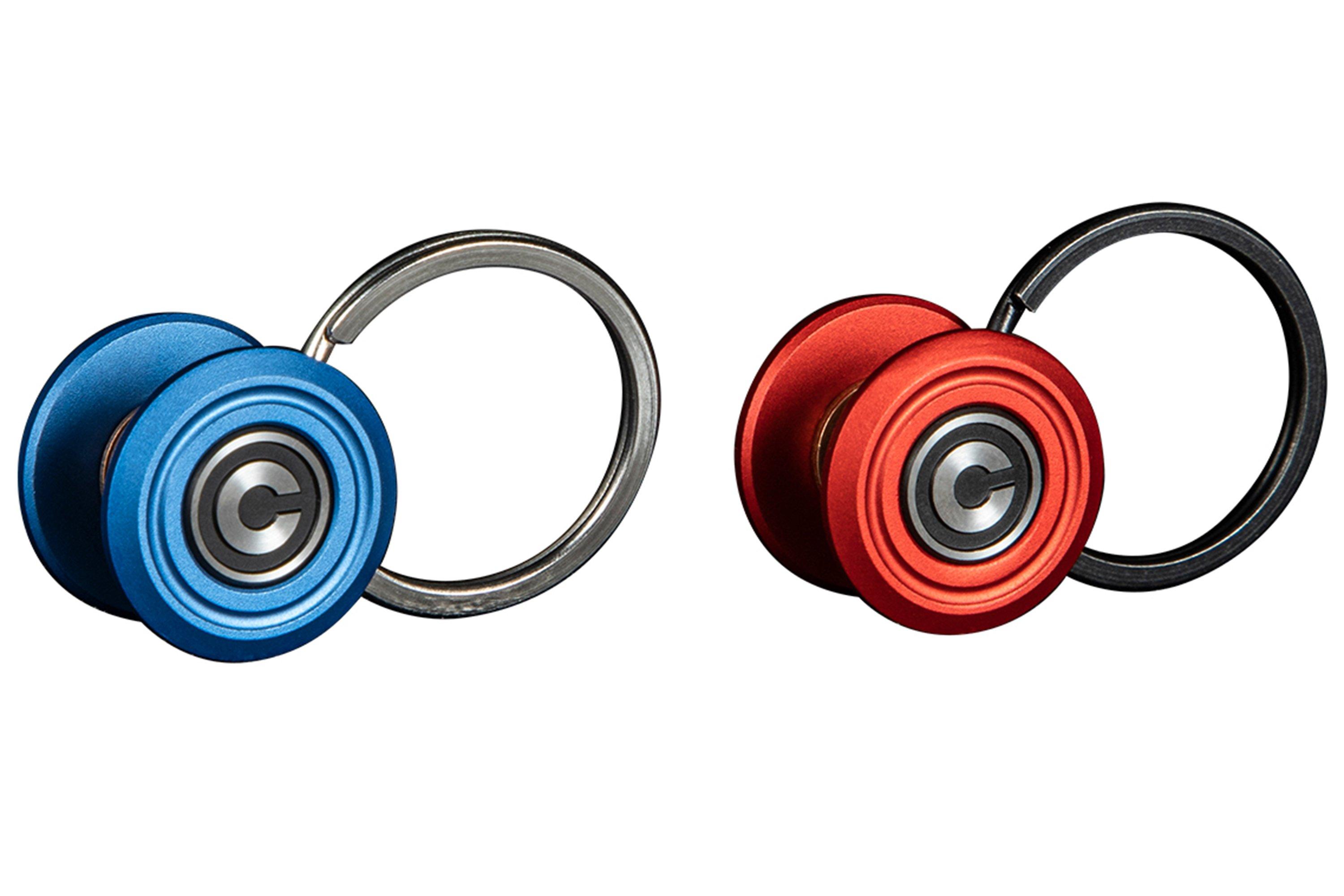 Civivi C23056-3 Key Coin Blue and Red Aluminum Pocket Key Organizer set ...