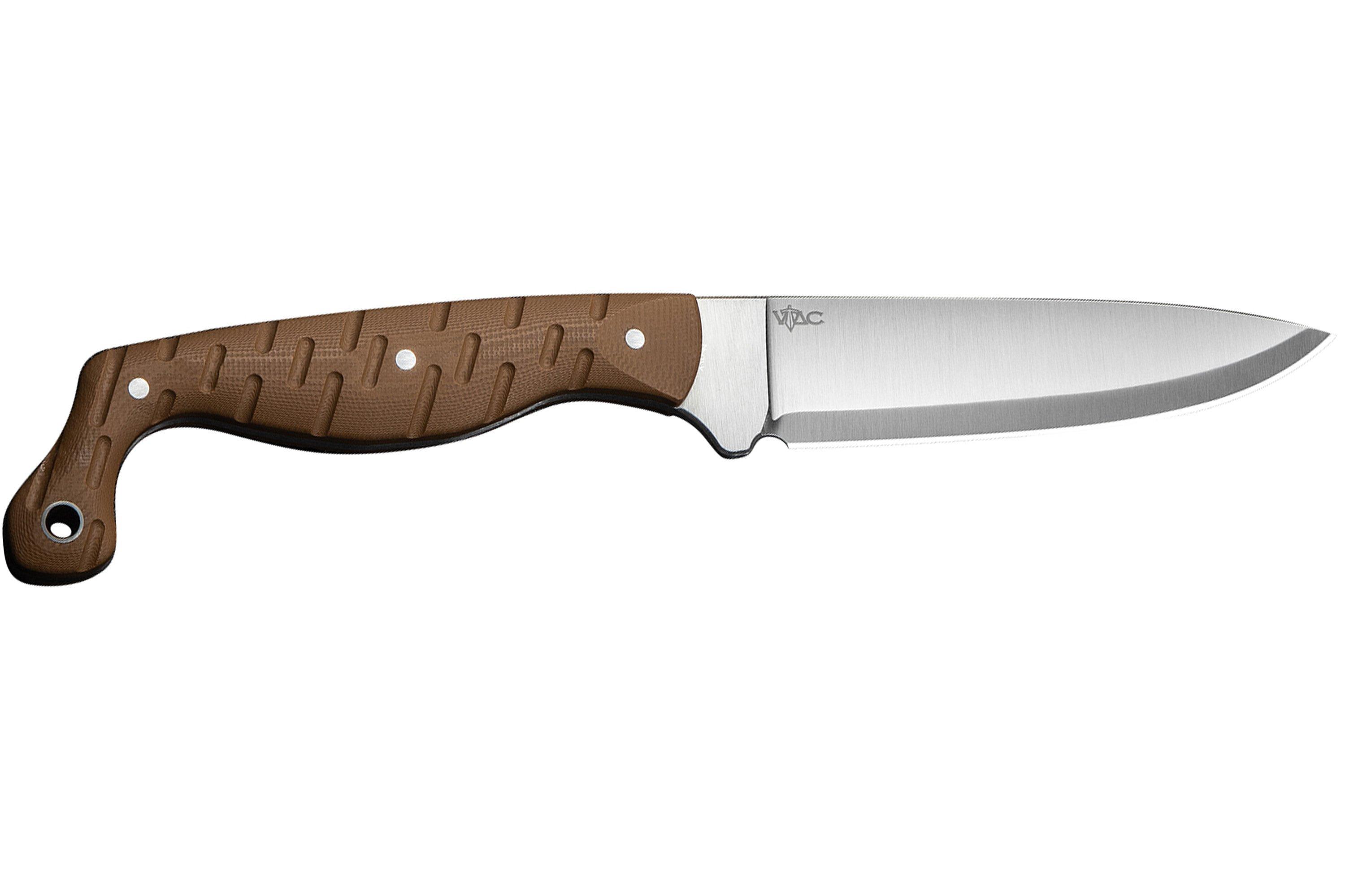 Civivi MDRN Hunter C23078-2 Satin Nitro-V, Brown G10, hunting knife ...