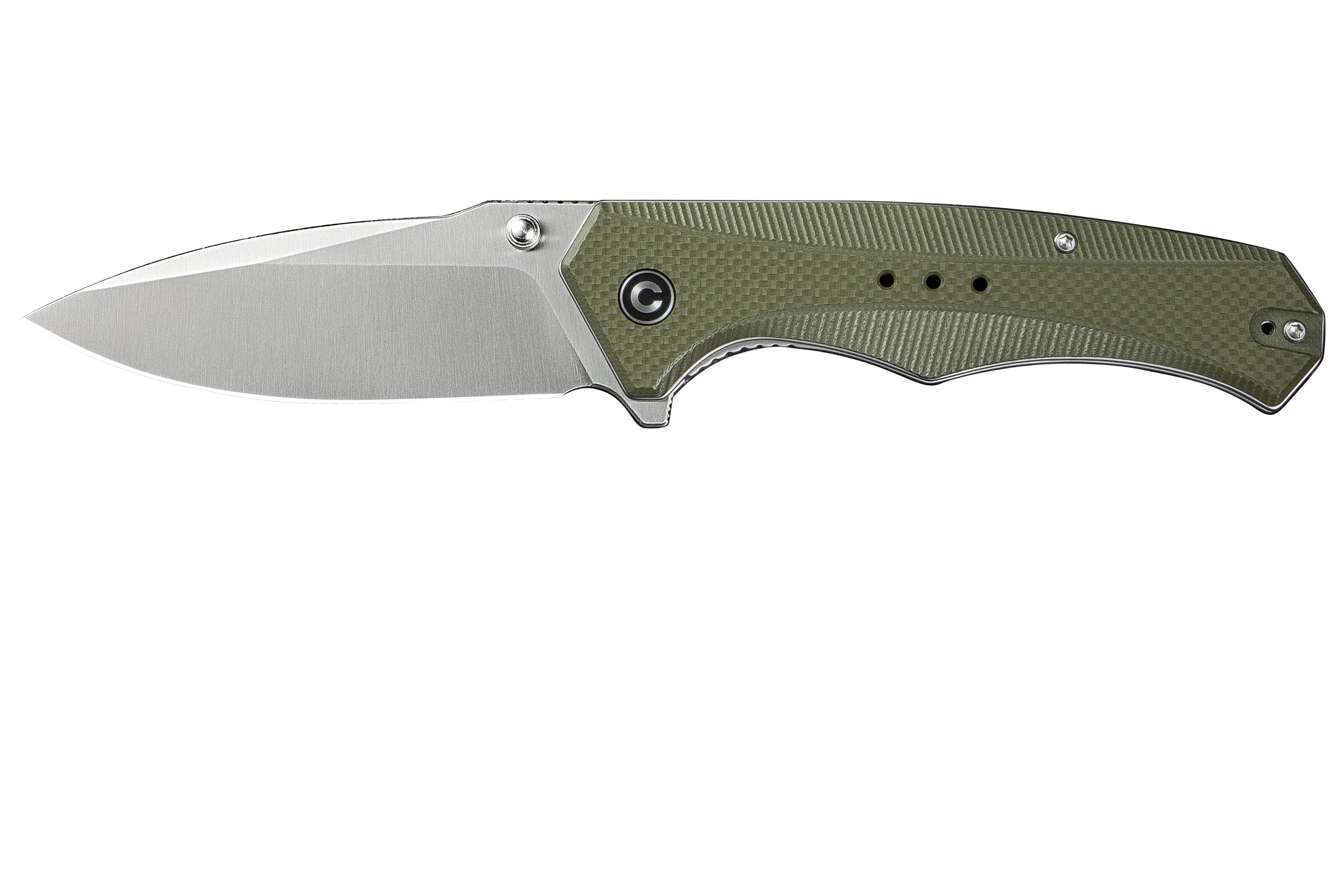 Civivi Photonix C23081B-2 Satin 14C28N, OD Green Coarse G10, pocket ...