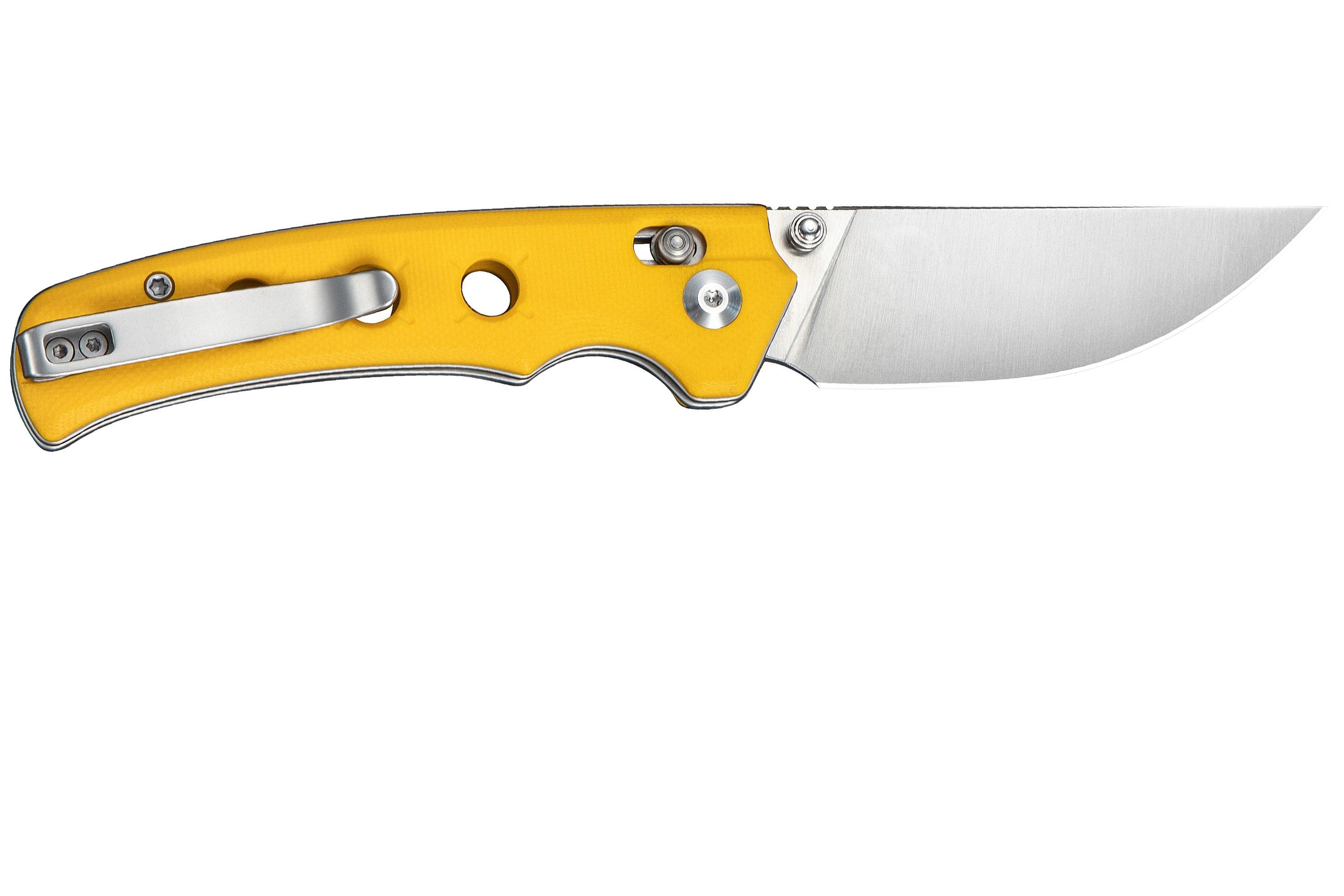 Civivi Noctis C24020C-2 Satin Nitro-V, Yellow G10, pocket knife ...