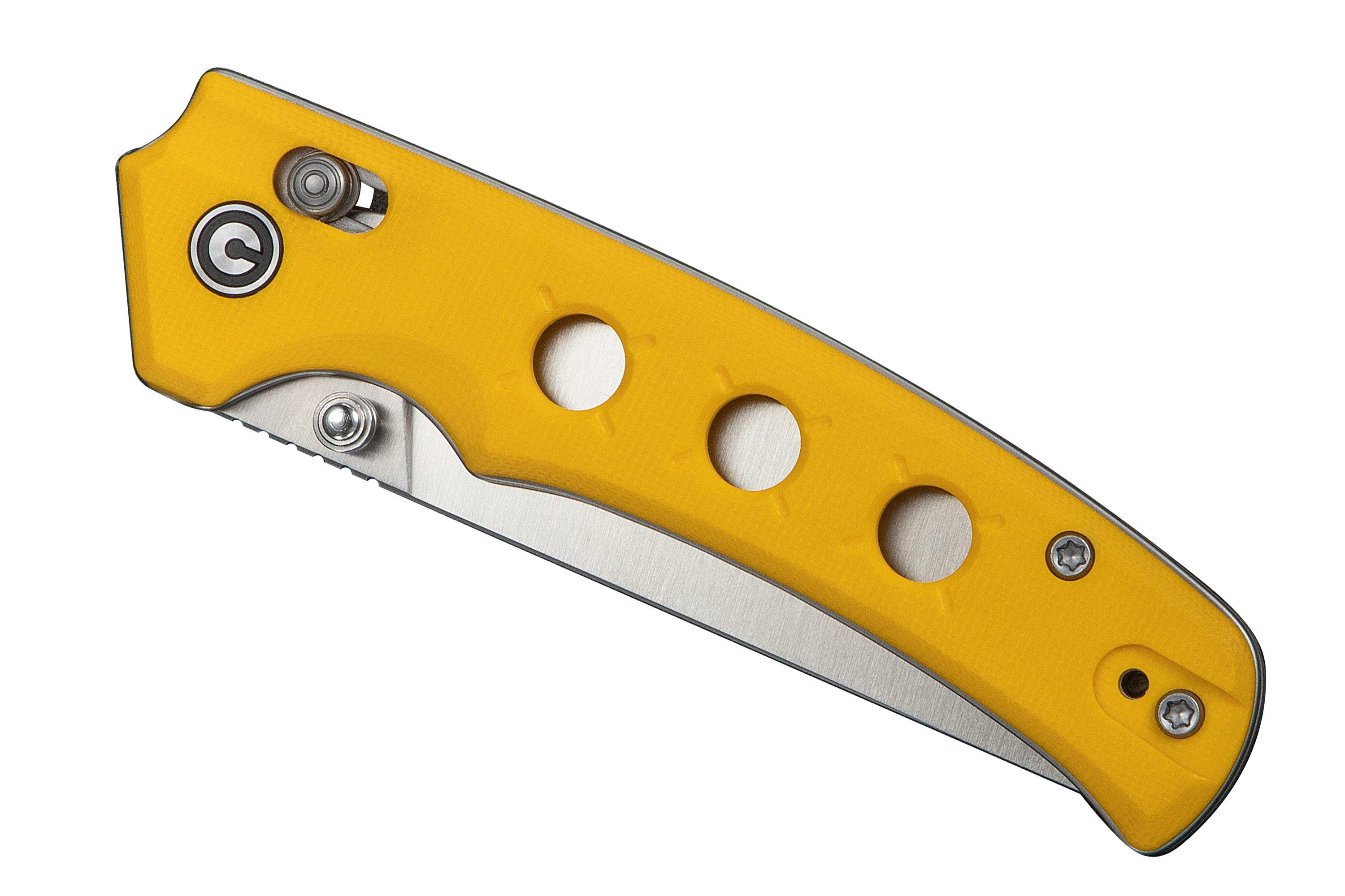 Civivi Noctis C24020C-2 Satin Nitro-V, Yellow G10, Taschenmesser ...