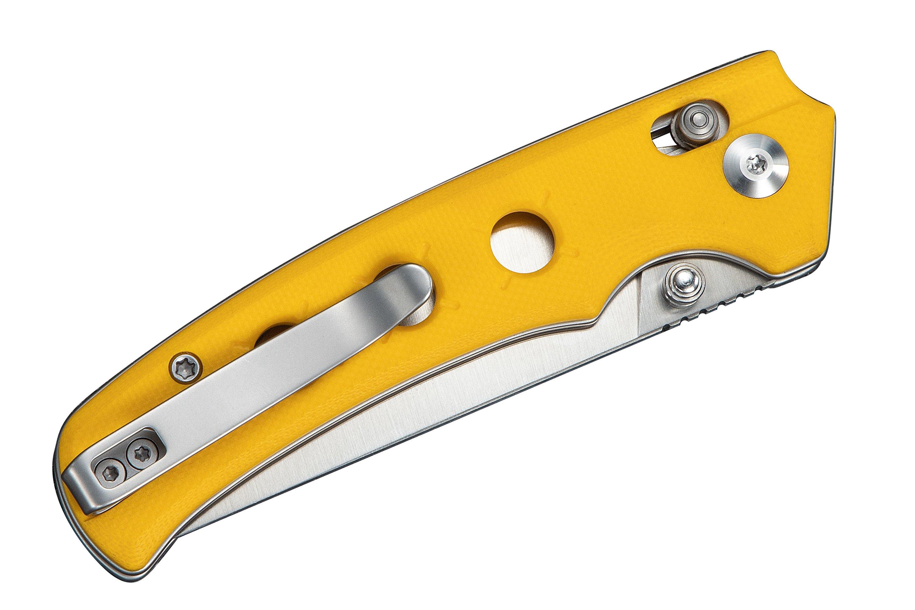 Civivi Noctis C24020C-2 Satin Nitro-V, Yellow G10, Taschenmesser ...