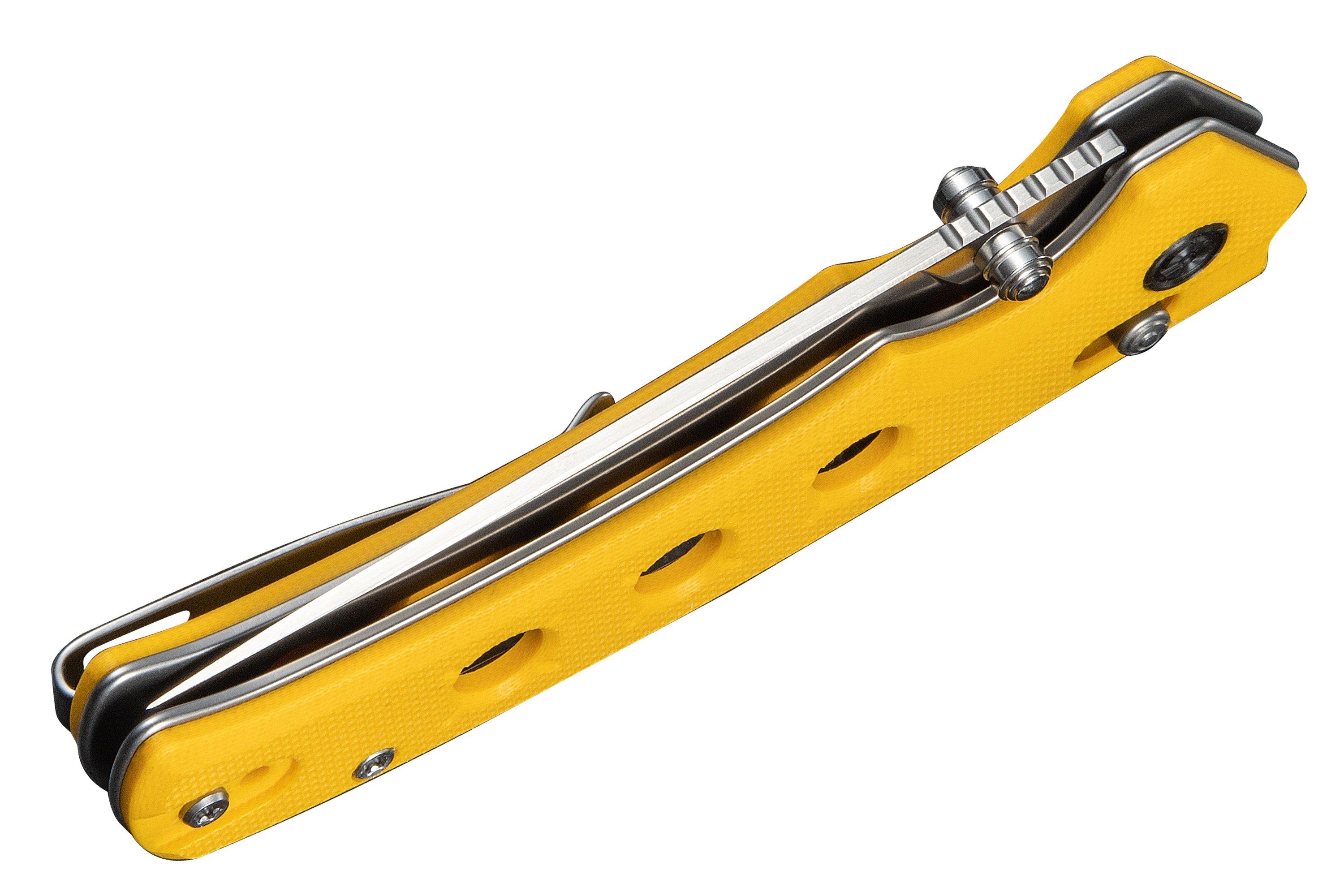 Civivi Noctis C24020C-2 Satin Nitro-V, Yellow G10, Taschenmesser ...