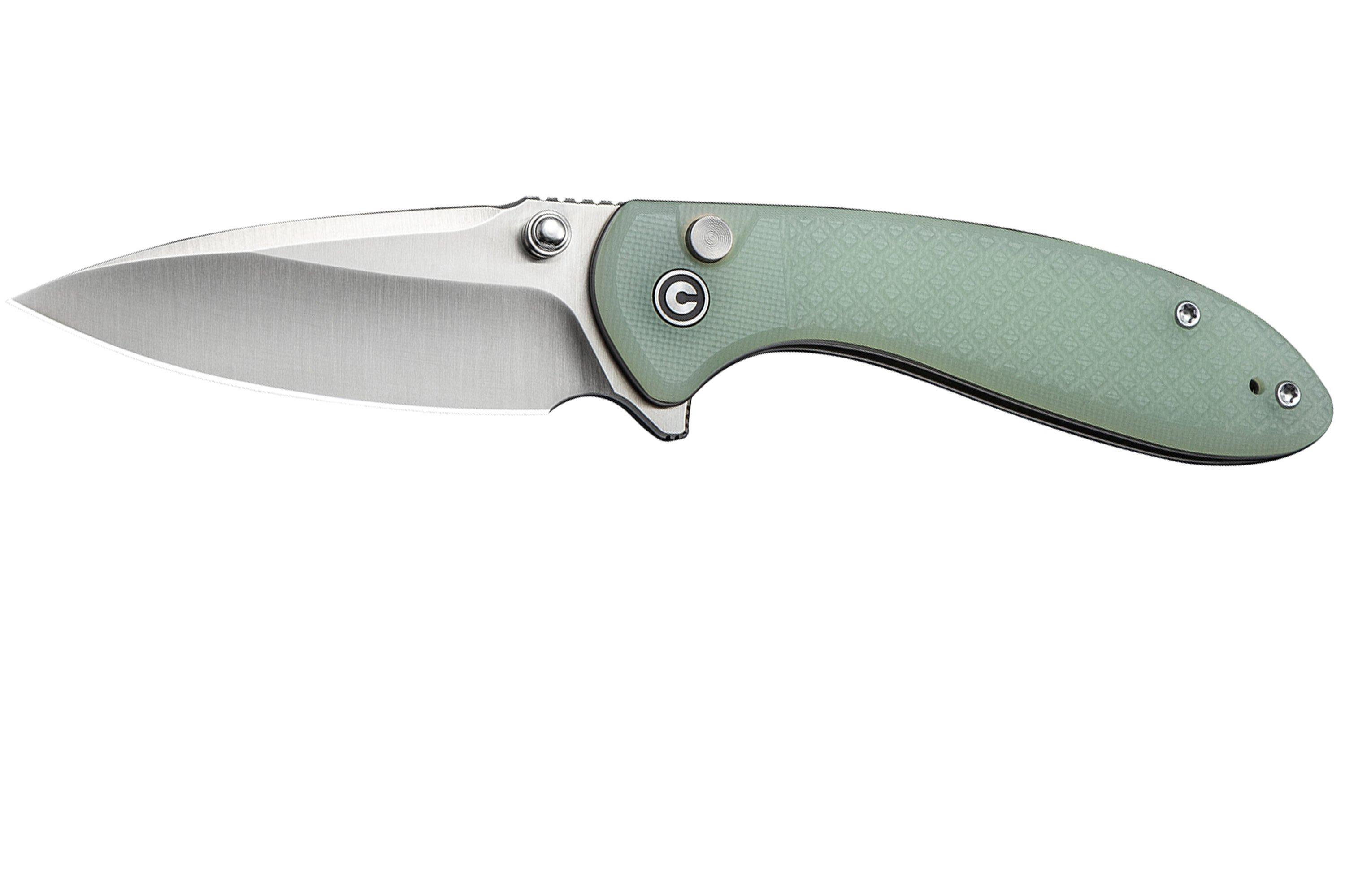 Civivi Faeger C24031-3 Satin 14C28N, Milled Natural G10, pocket knife ...