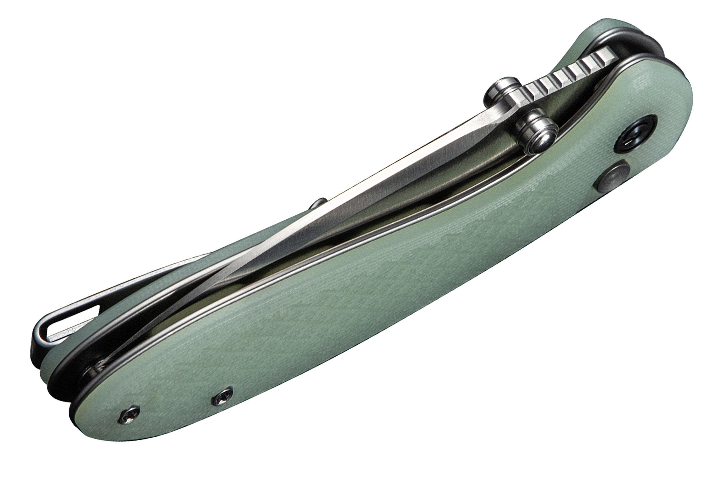 Civivi Faeger C24031-3 Satin 14C28N, Milled Natural G10, pocket knife ...