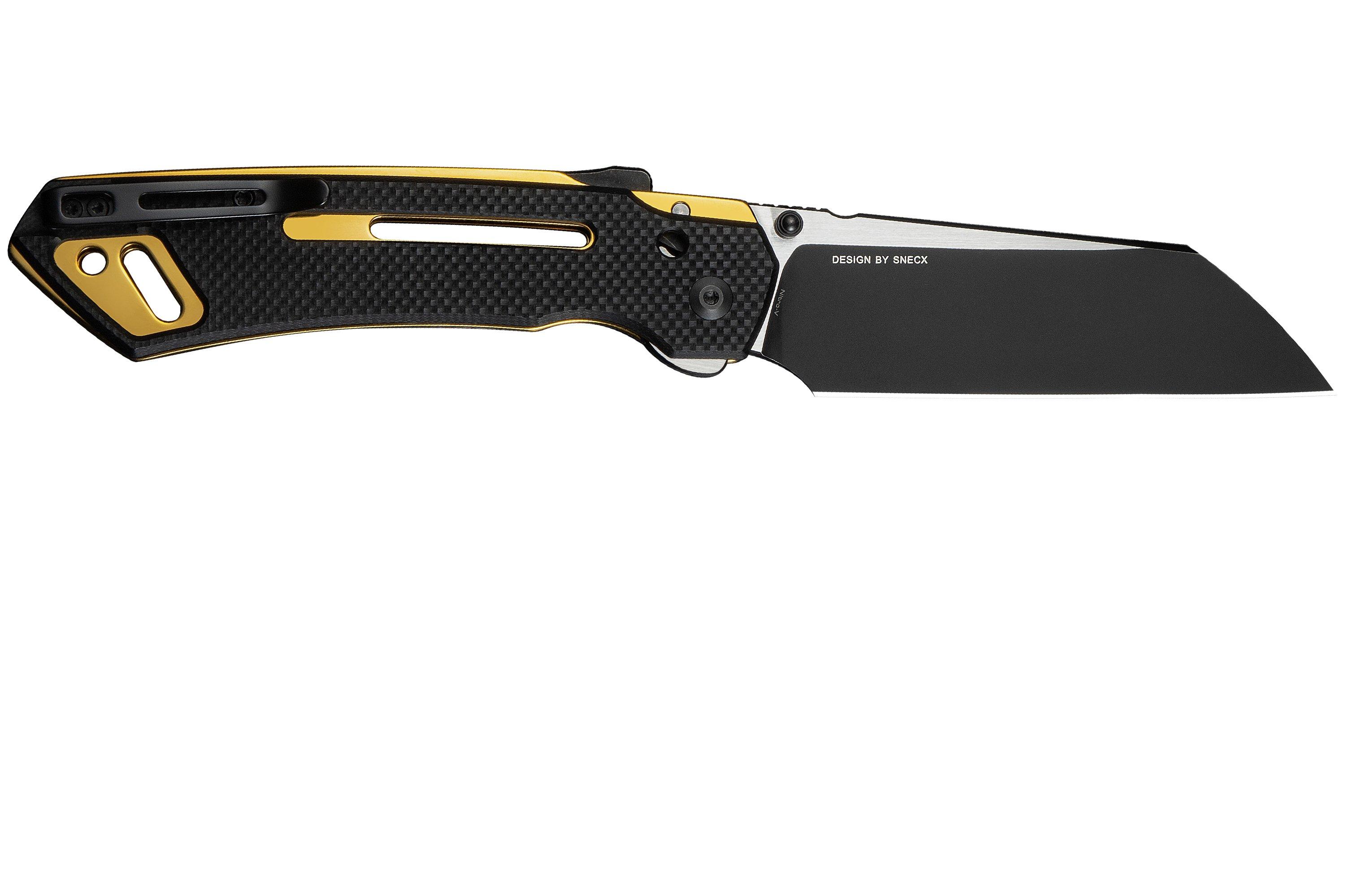 Civivi Buster FG C24052-1 Blackwashed Nitro-V, Black G10, zakmes, Snecx ...