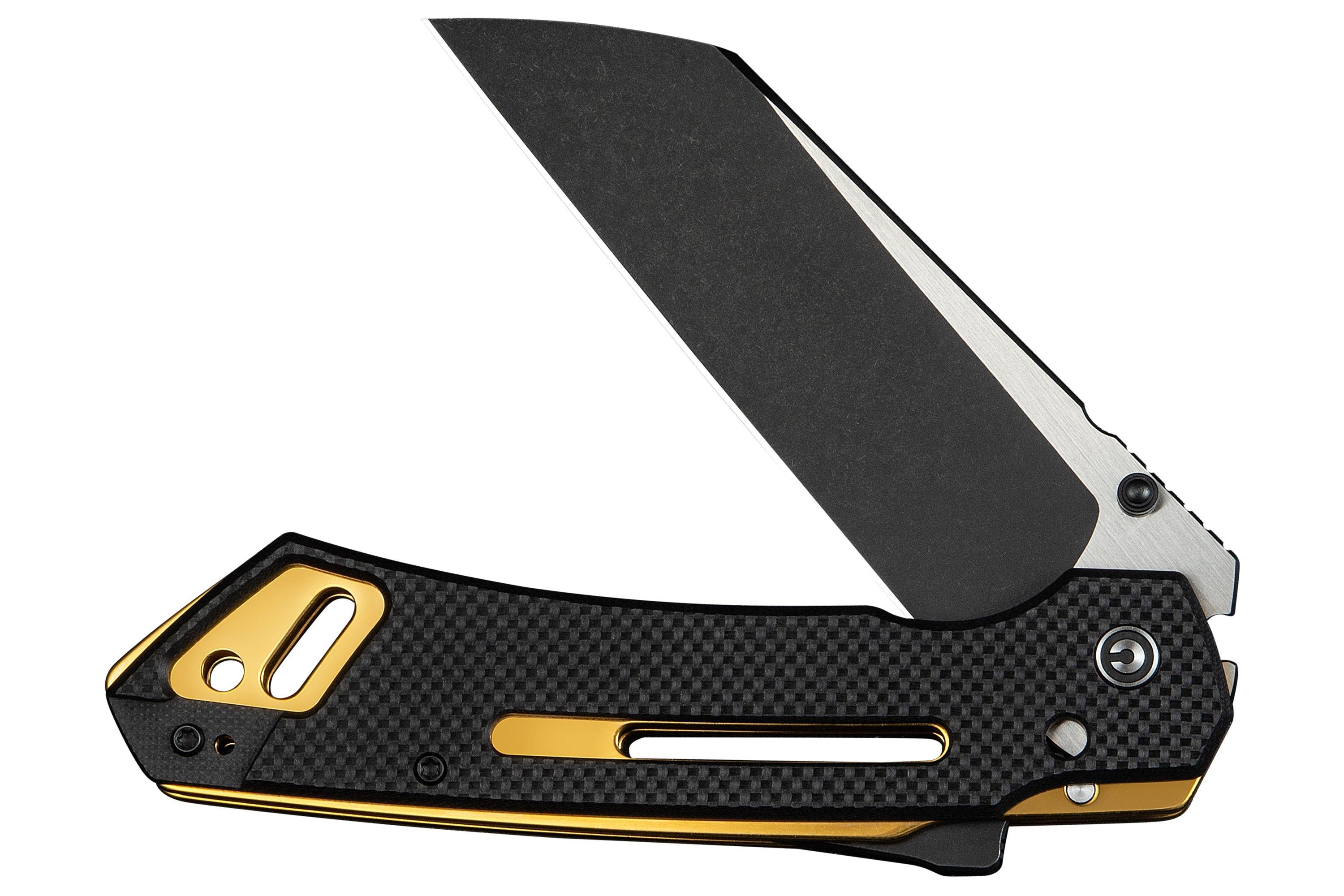 Civivi Buster FG C24052-1 Blackwashed Nitro-V, Black G10, zakmes, Snecx ...