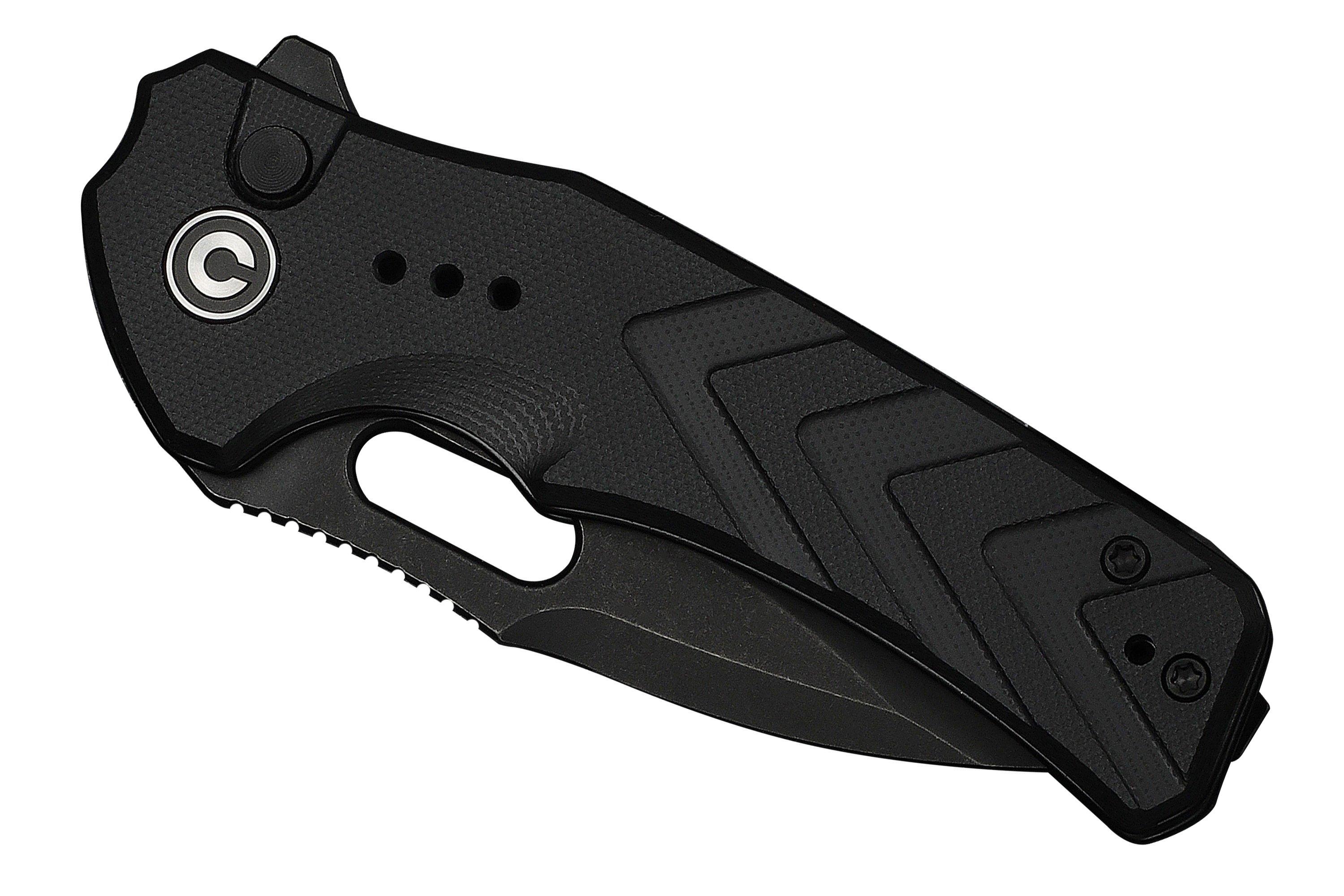 Civivi Vexron C24066-1 Blackwashed 14C28N, Black G10, pocket knife ...