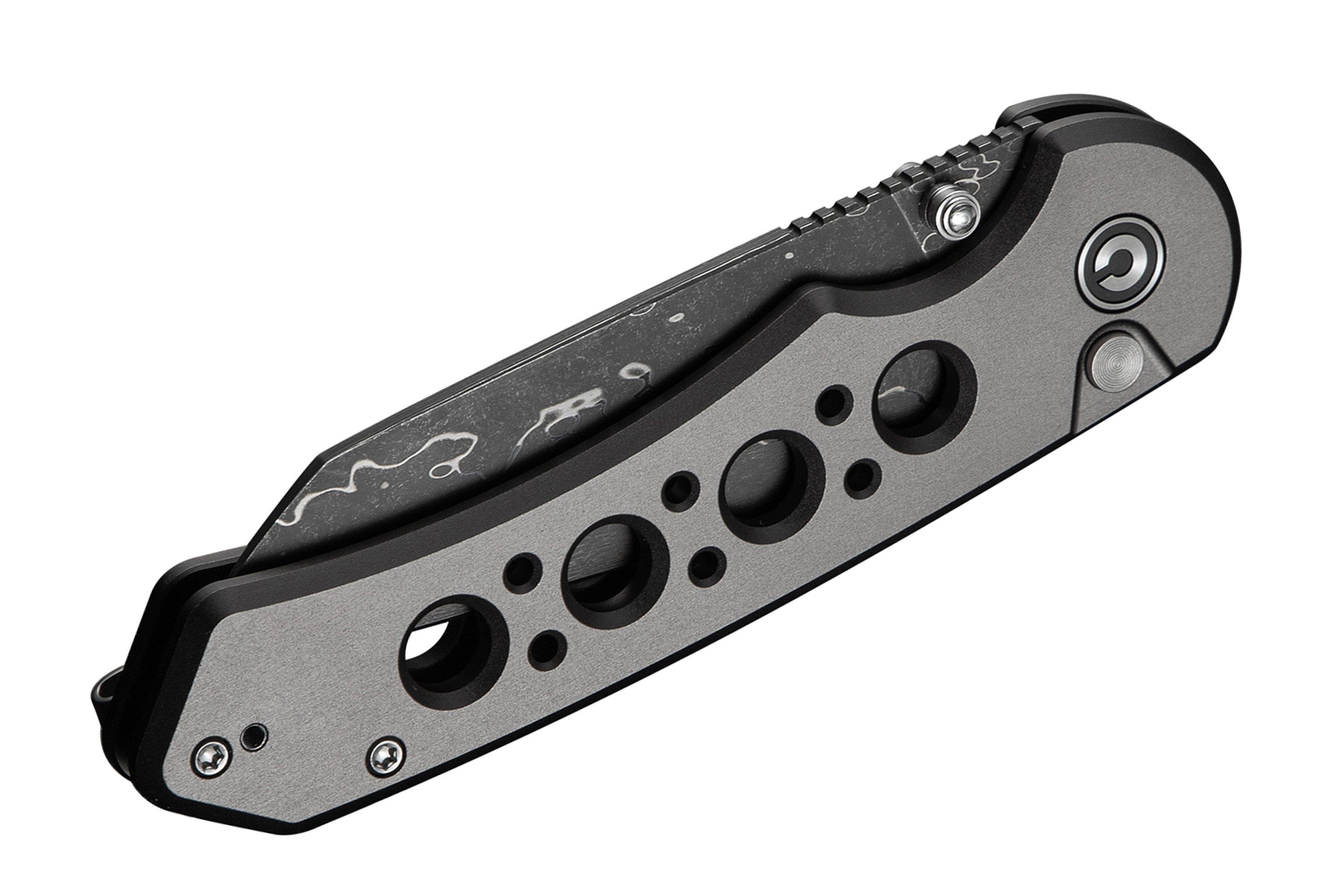 Civivi Pragma Prime C24067-DS1, Damascus, Gray Aluminum pocket knife ...