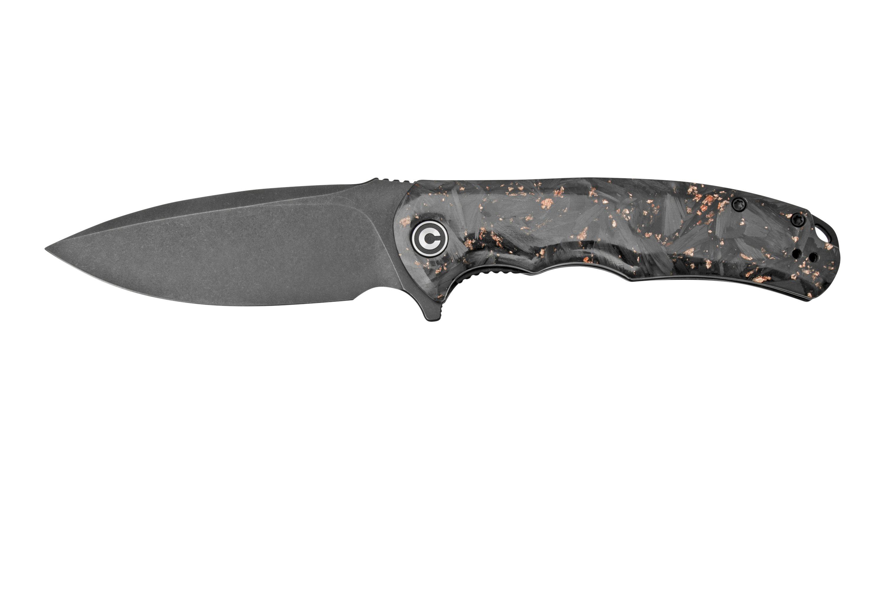 Civivi Praxis C803I Clear Epoxy bronze, pocket knife | Advantageously ...