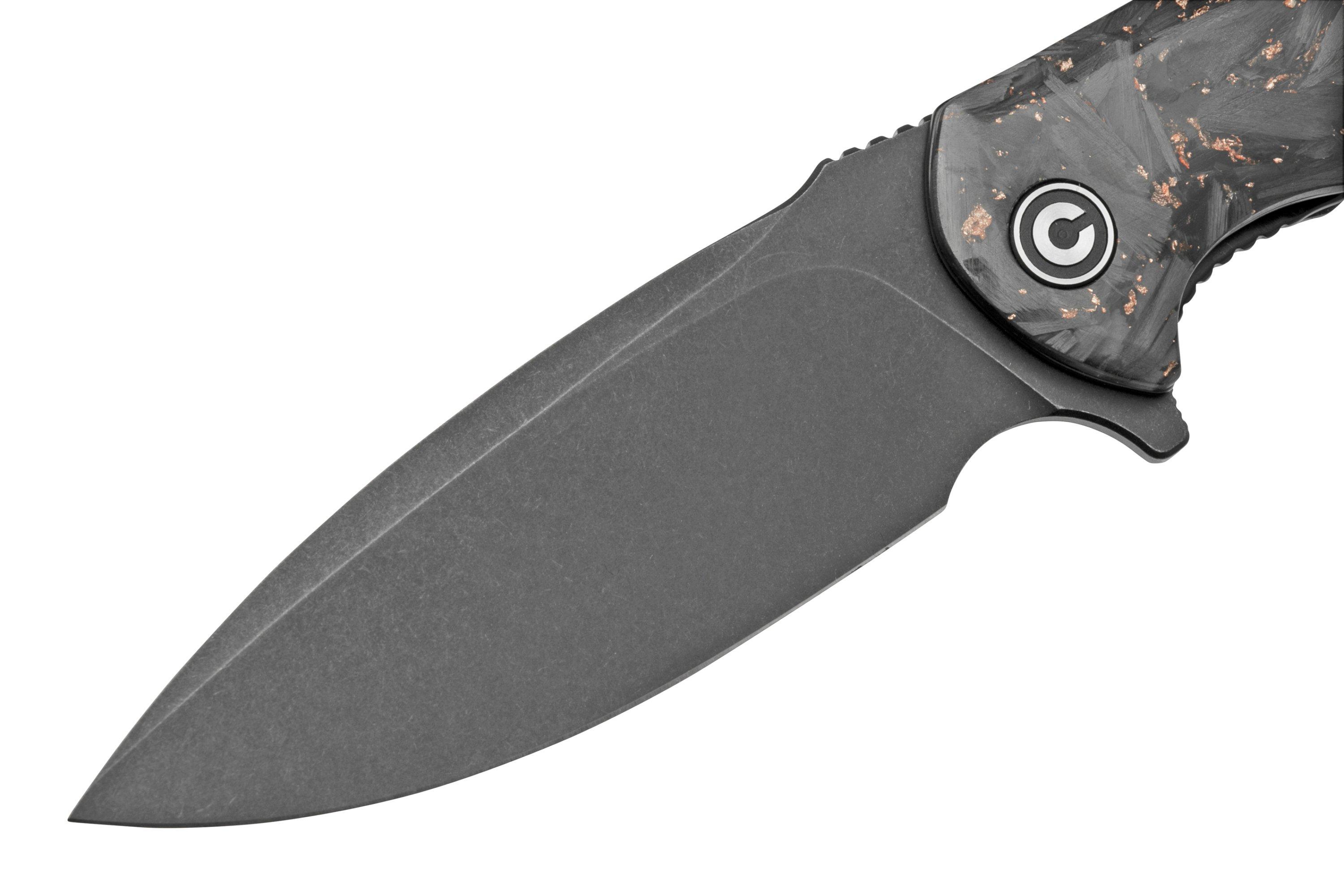 Civivi Praxis C803I Clear Epoxy bronze, pocket knife | Advantageously ...