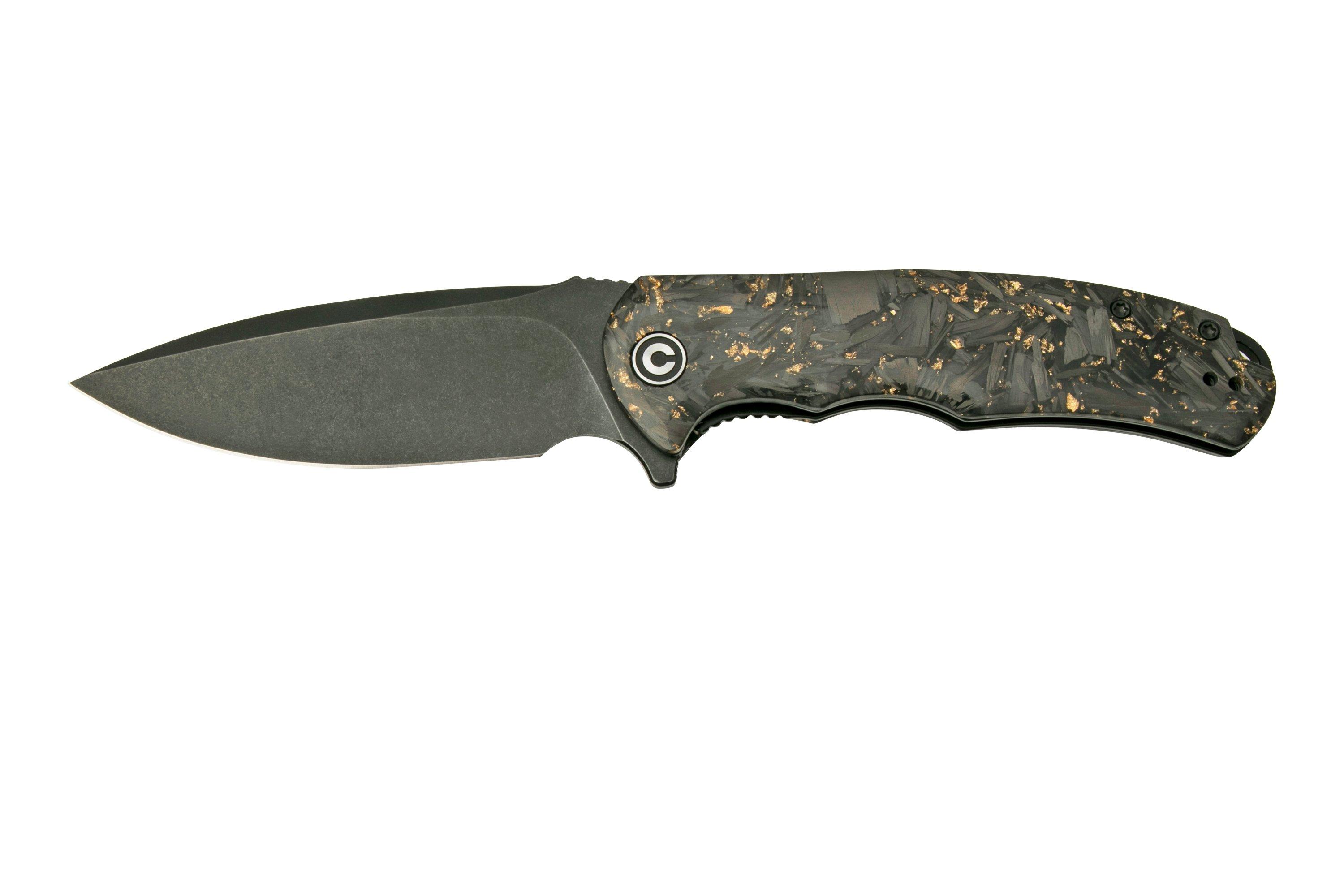 Civivi Praxis C803J Clear Epoxy gold, pocket knife | Advantageously ...