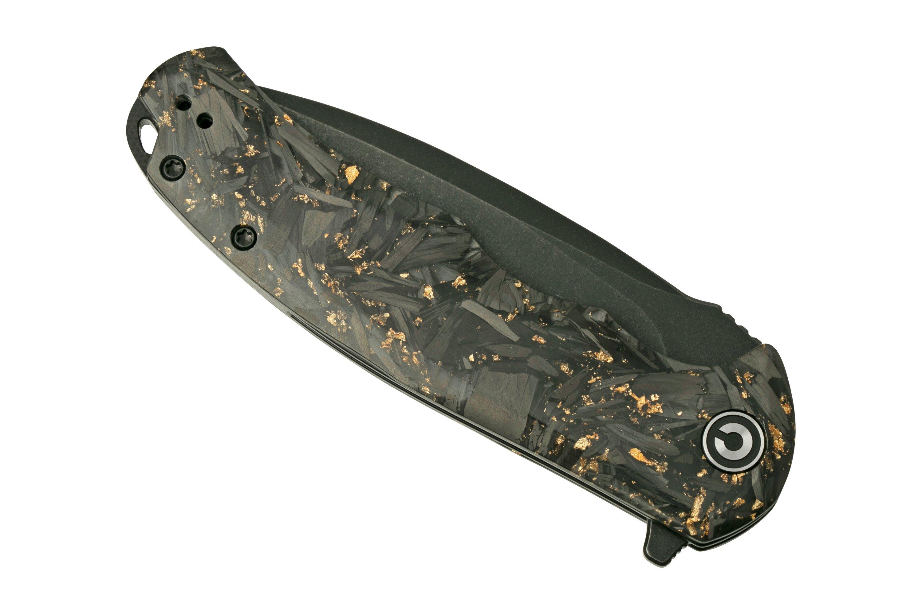 Civivi Praxis C803J Clear Epoxy gold, pocket knife | Advantageously ...