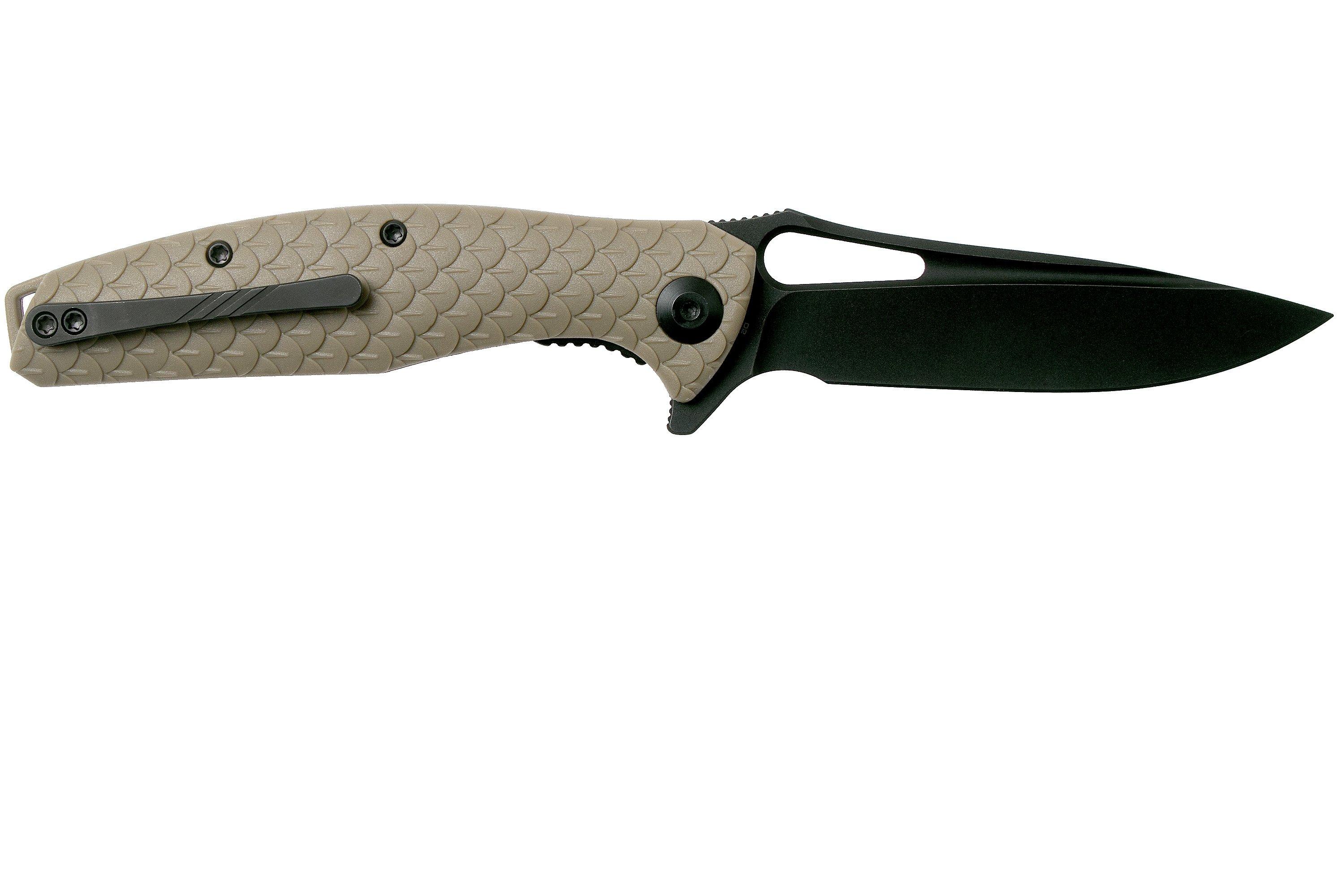 Civivi Wyvern C902F Tan, Black pocket knife | Advantageously shopping ...